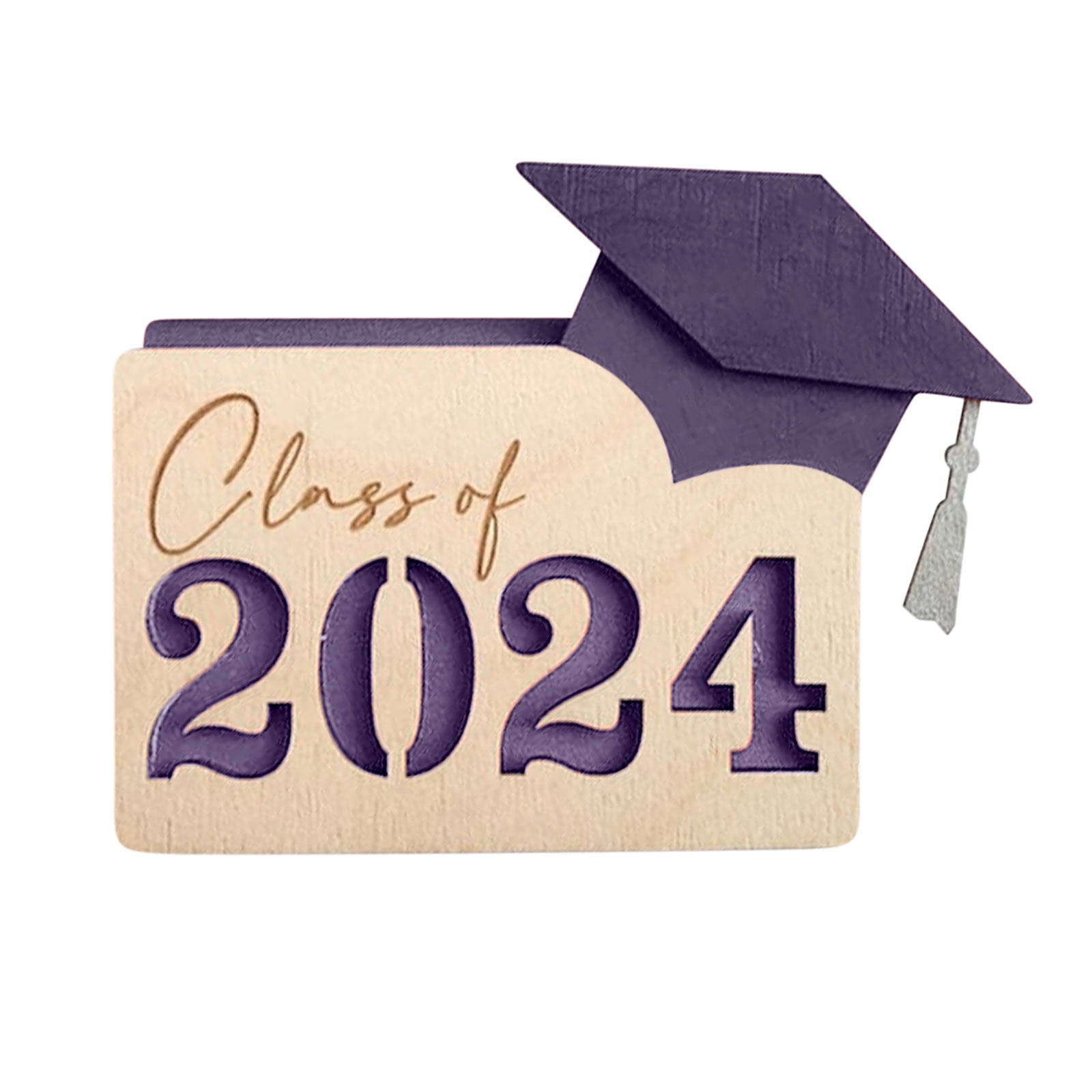 EQWLJWE Card Holder For Graduate,Personalized Wooden Degree Cap ...