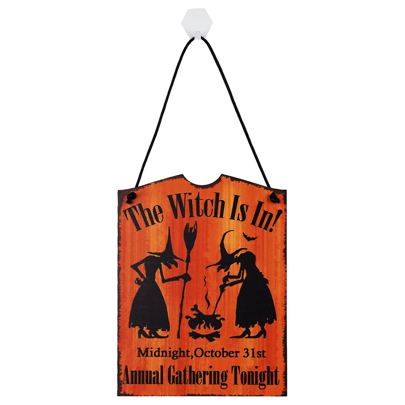 EQWLJWE Halloween Hanging Welcome Sign Halloween Party Supplies ...