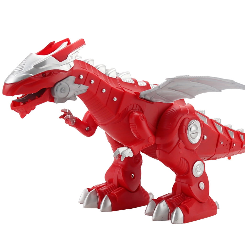 EQWLJWE Markdown Children's Electric Dinosaur Toy Light Walking ...