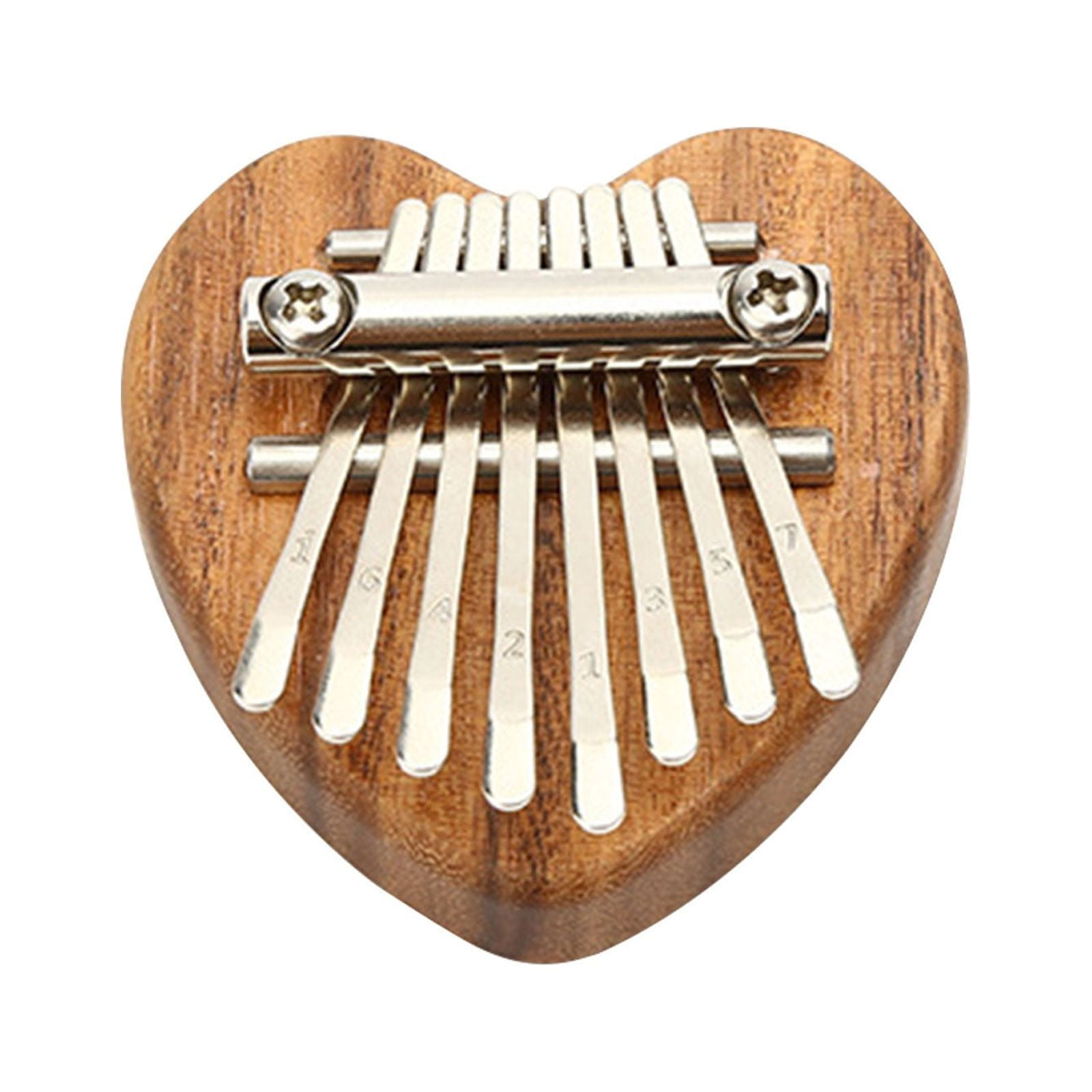 EQWLJWE Mini Kalimba Thumb Piano 8Keys Wooden,Exquisite Finger Piano ...
