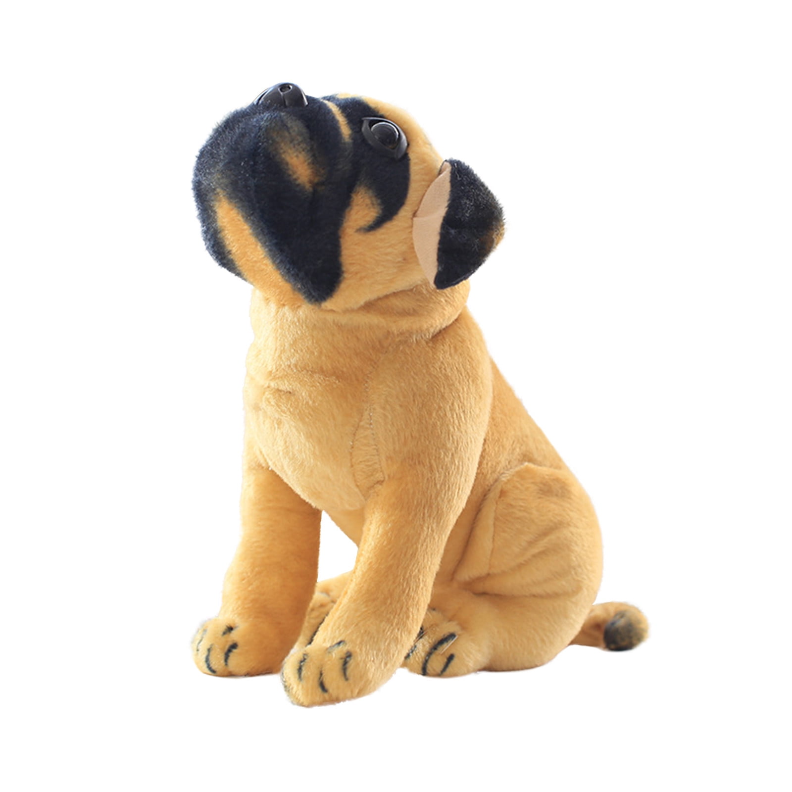 EQWLJWE Plush Toys Simulation Pug Doll Pug Squatting Pug Pug Simulation ...