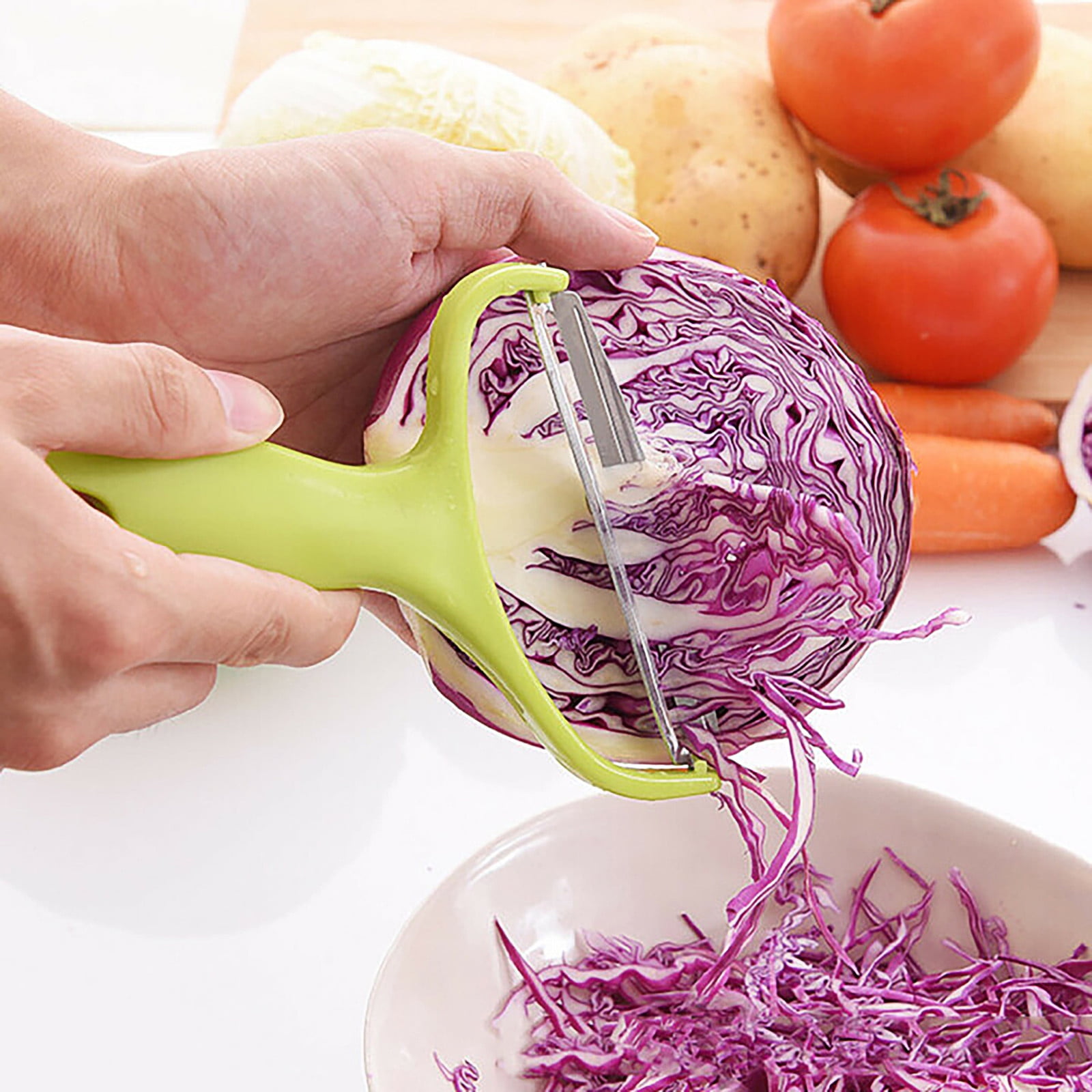 EQWLJWE Vegetable Peeler Cabbage Cutting Machine Shredded Kitchen ...