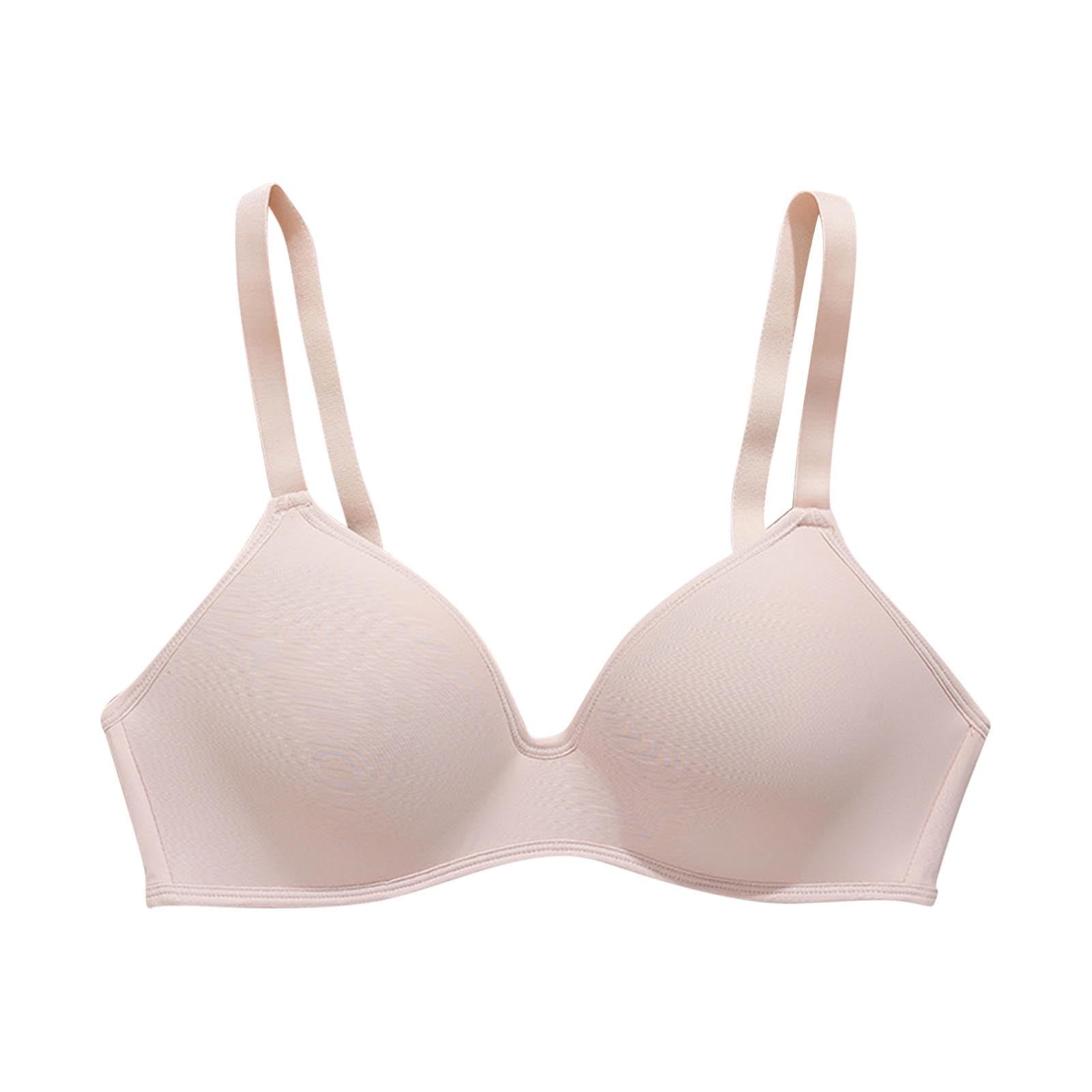 EQWLJWE Wireless Bras for Women Plus Size Comfort Full Coverage T Shirt ...