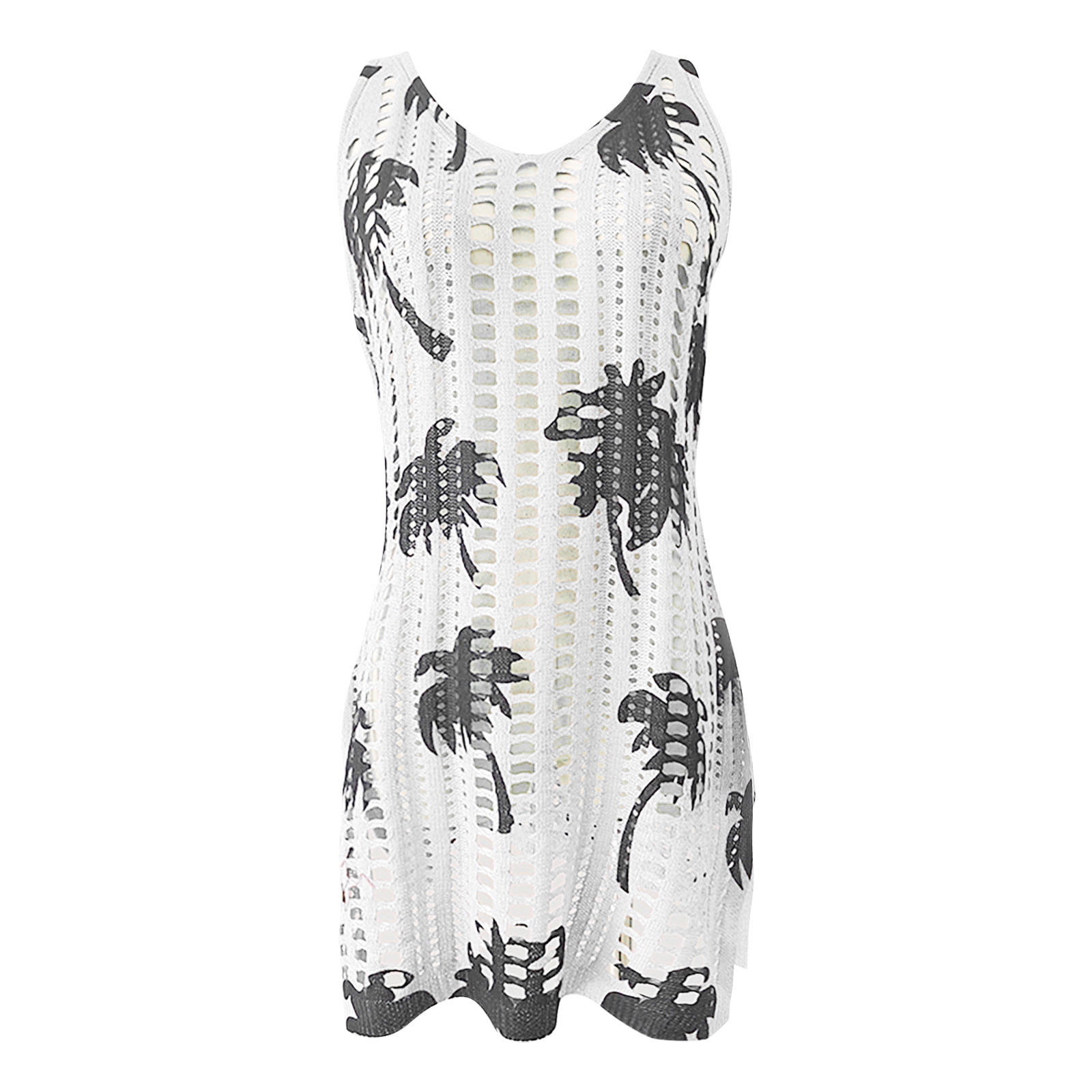 EQWLJWE Womens Swimwear Cover Ups,2024 Summer Crochet Hollow Out Knit ...