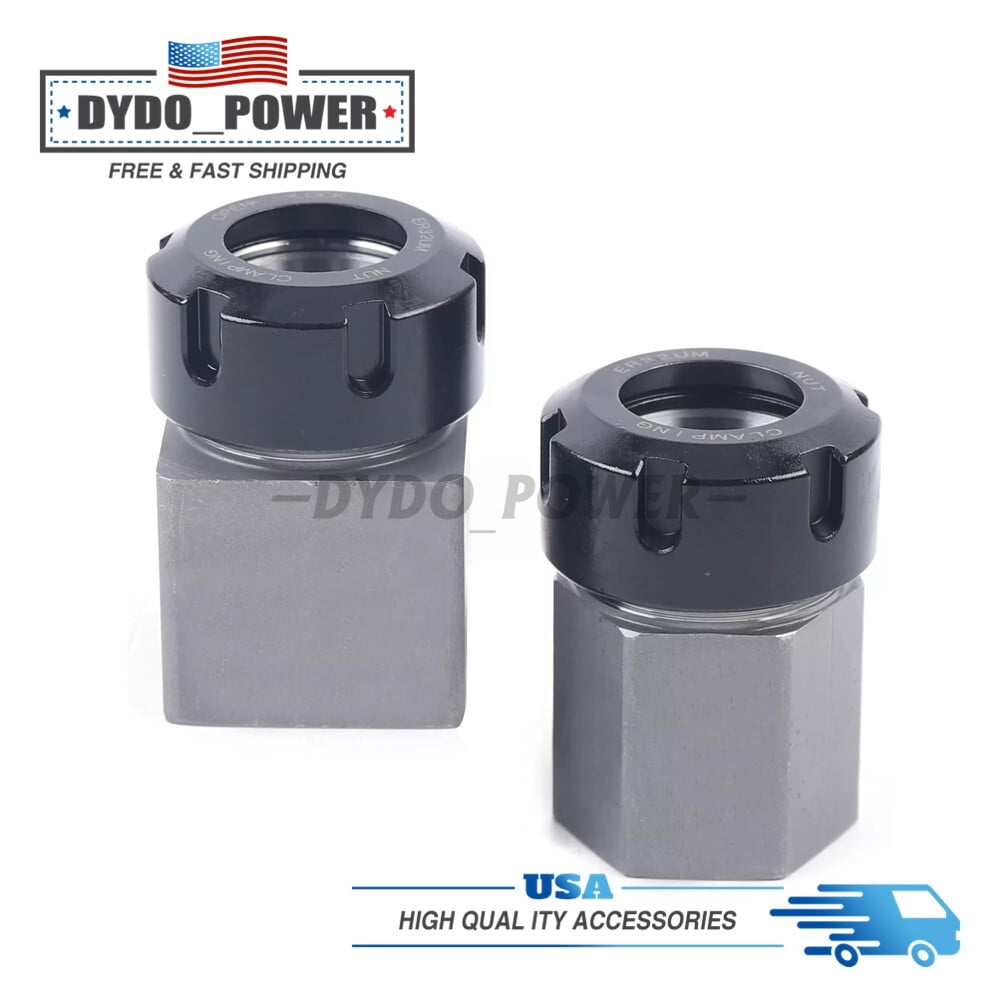 ER-32 Collet Block Spring Hex & Square Chuck Holder Set For CNC Milling ...