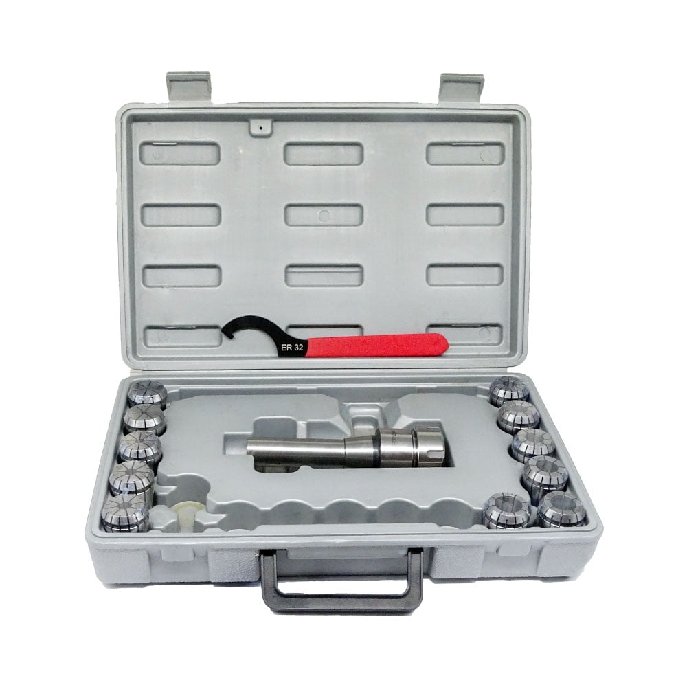 ER-32 R8 x 4" 12 ps/set ER Collet Systems with R8 Shank - Walmart.com