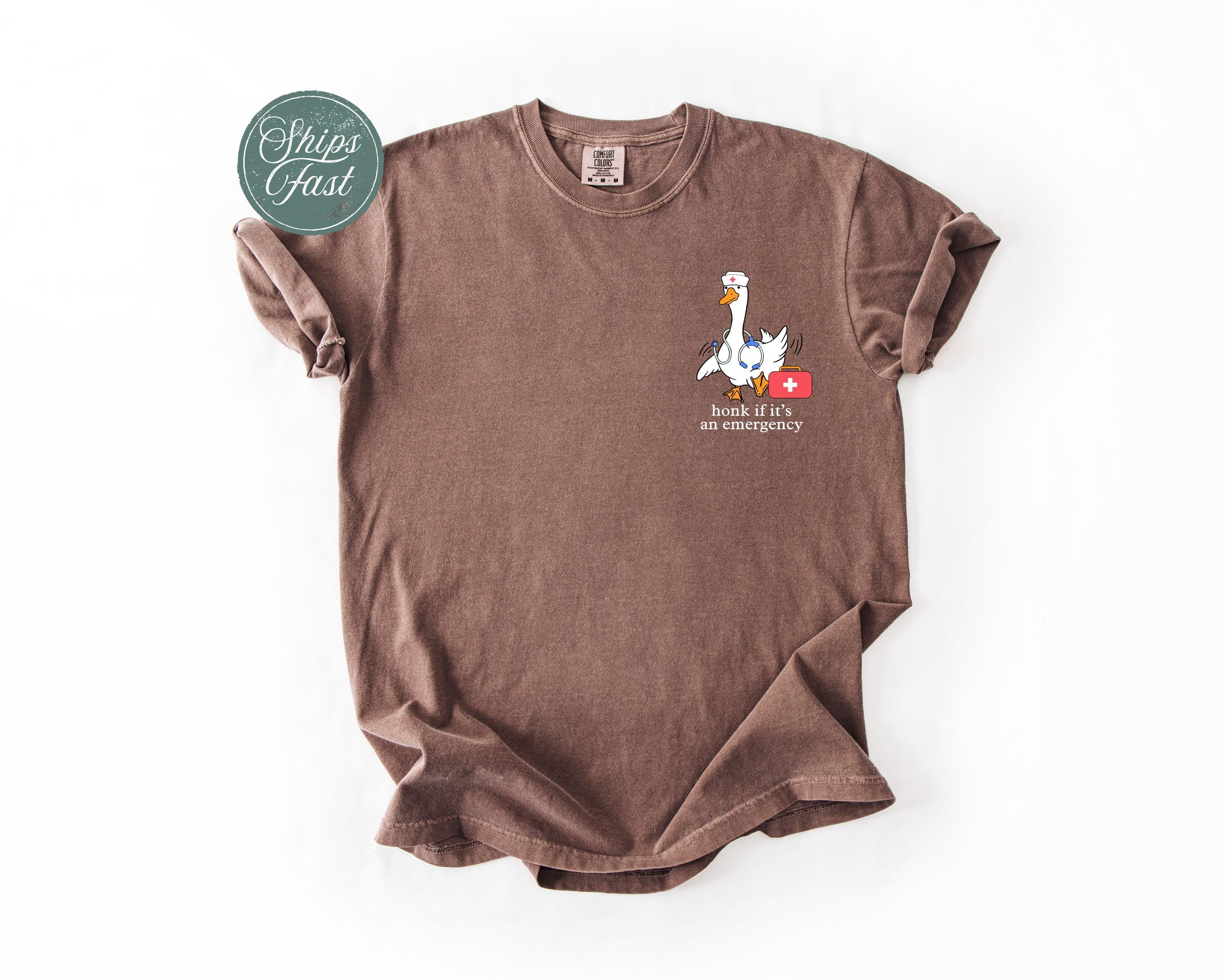 ER Nurse Silly Goose Shirt, Funny Emergency Department Shirt, Honk If ...