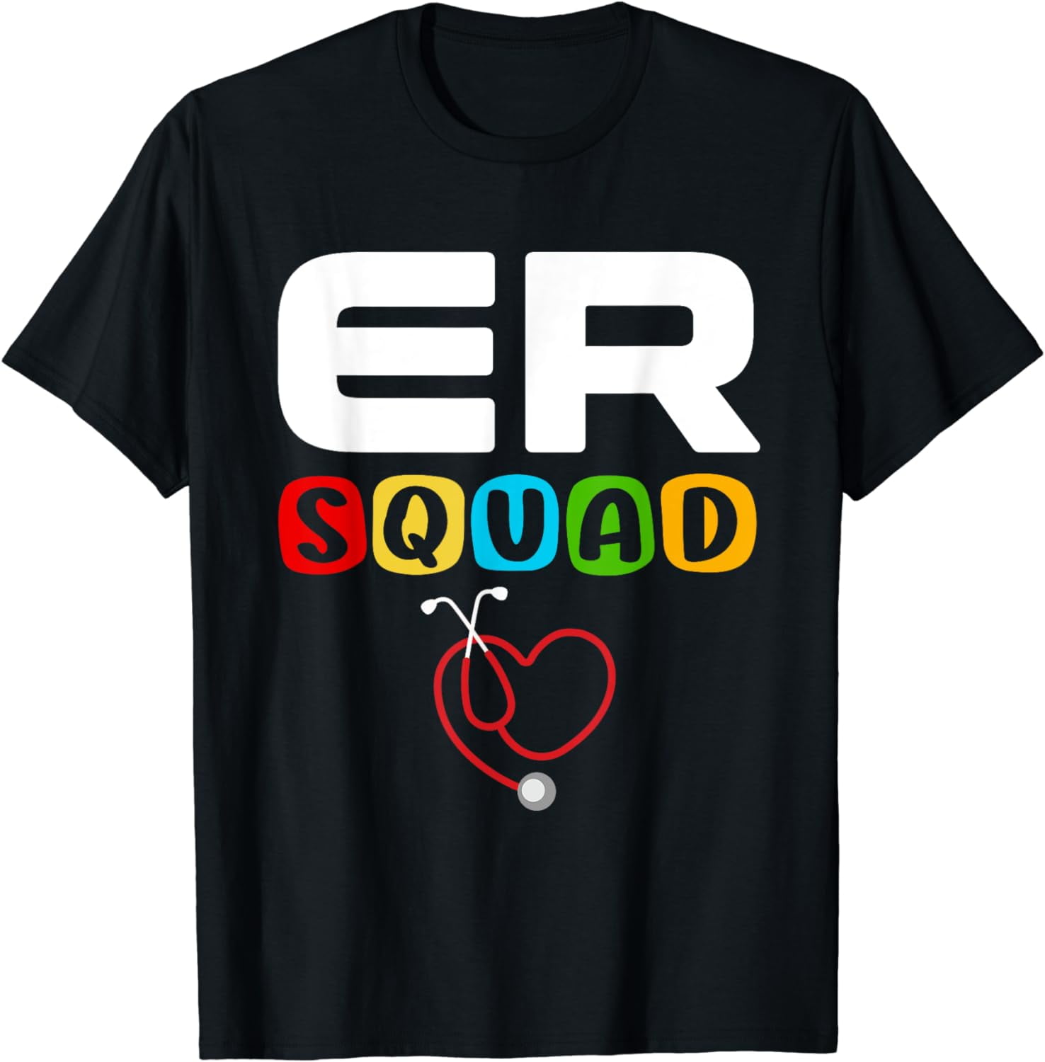 ER Squad Emergency Room ER Nurse T-Shirt - Walmart.com