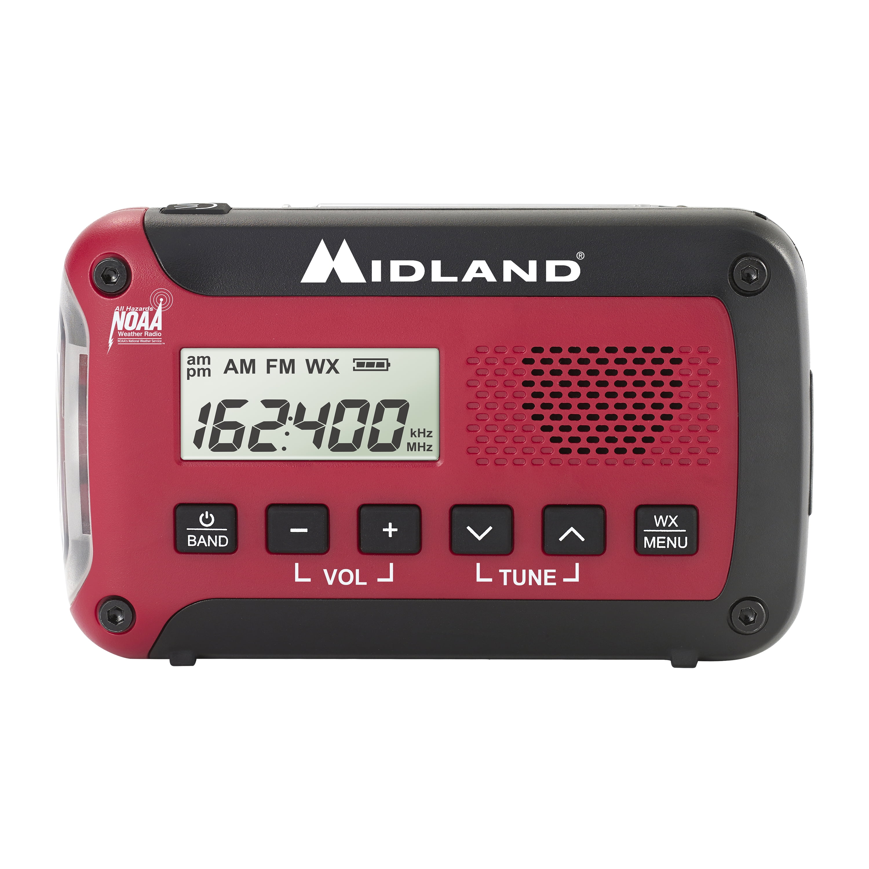 Midland ER10VP Emergency Alert Radio, AM/FM Weather Radio, Flashlight ...