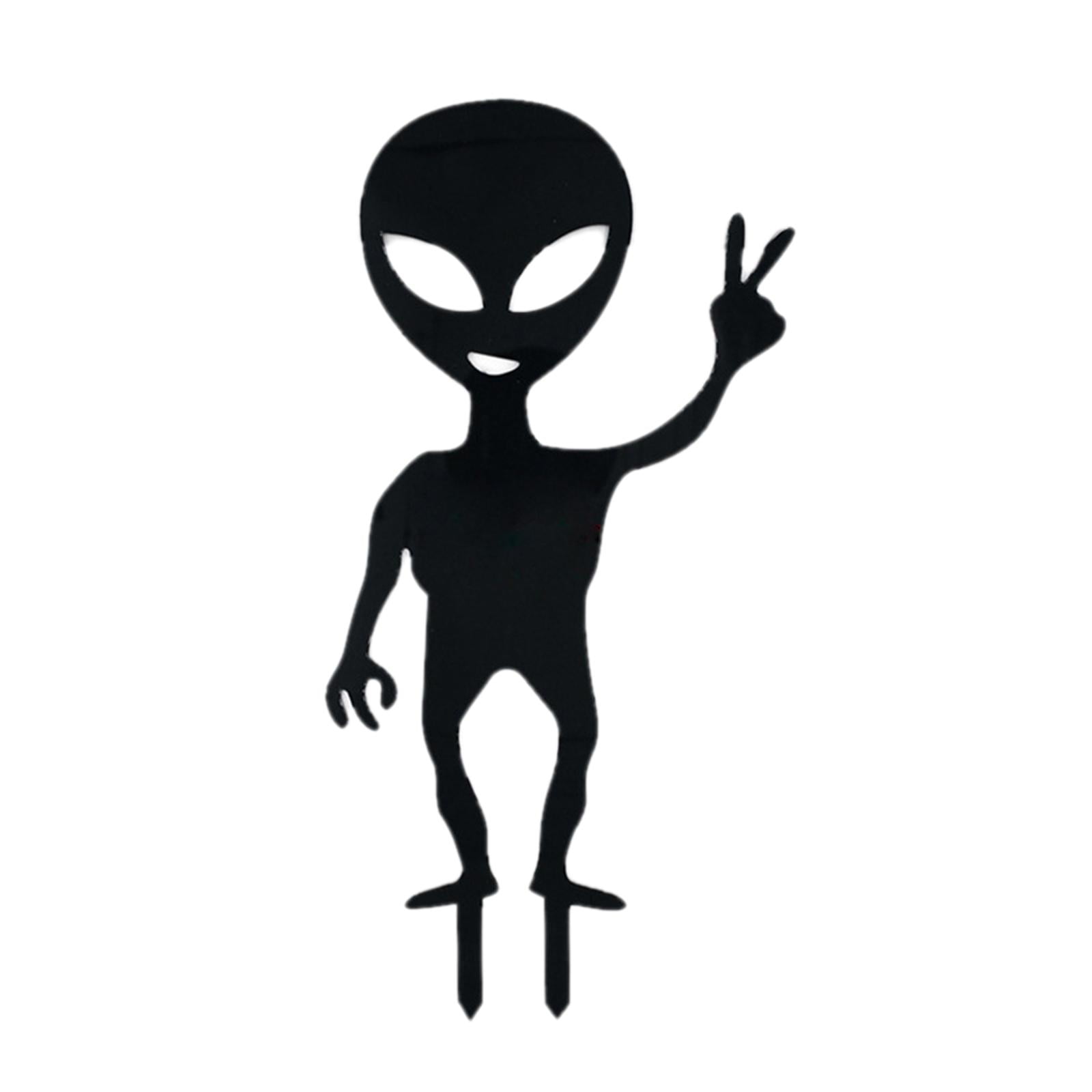 Pitycbo Space Alien Gnomes Decoration Cute Standing Garden Yard Outdoor ...