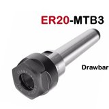 ER16A ER20A, MT1 MT2/MT3/MT4-Collet Chuck Holder Drawbar Thread Shank ...