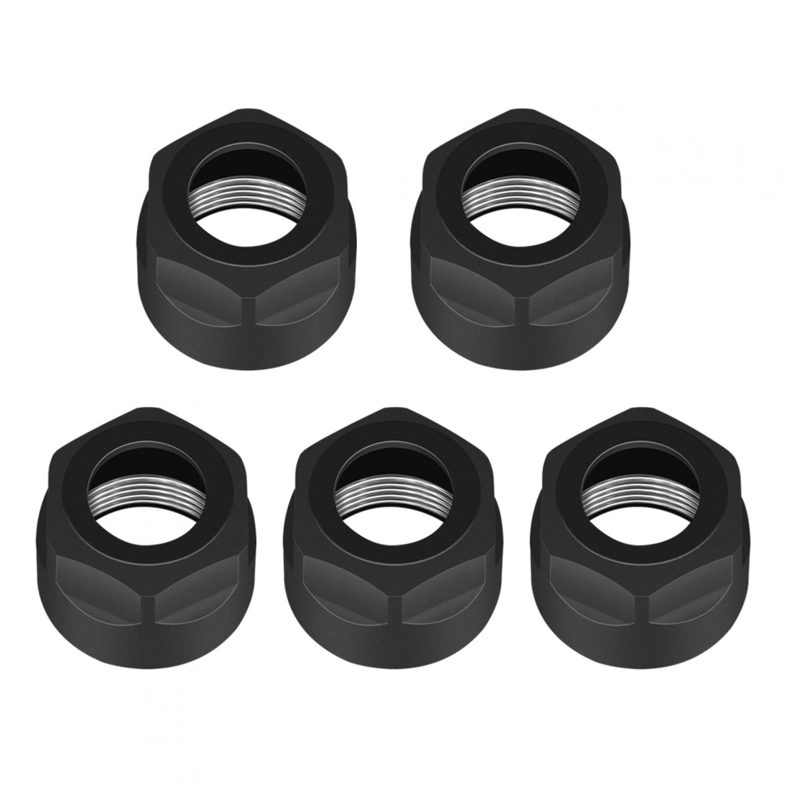 ER16A Nuts Collet Clamping Nut, 5pcs/set, ER CNC Milling Chuck Holder ...