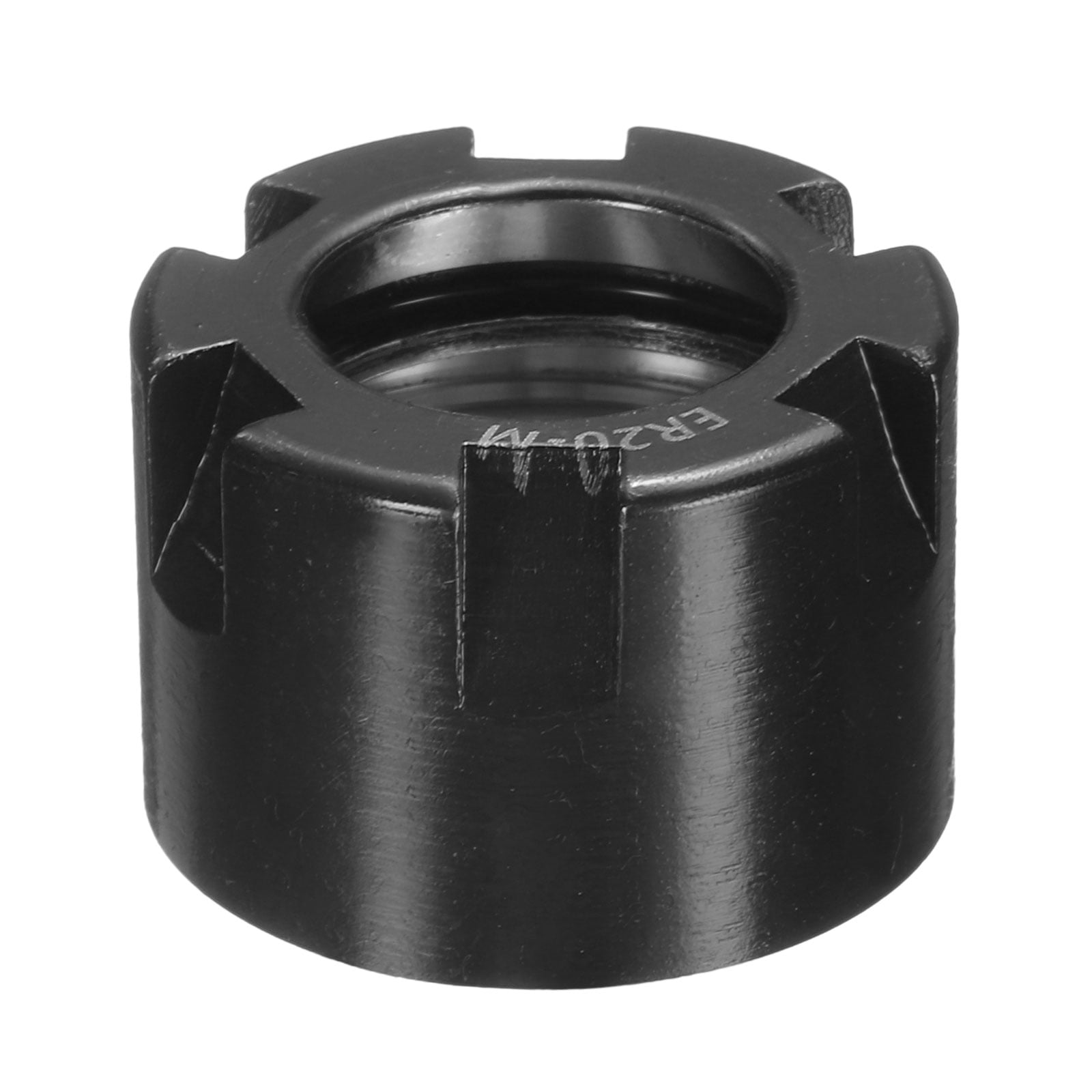ER20-M(M24) Type Collet Clamping Nut with Dynamic Balance Holes 40Cr Alloy Steel for CNC Machine ...