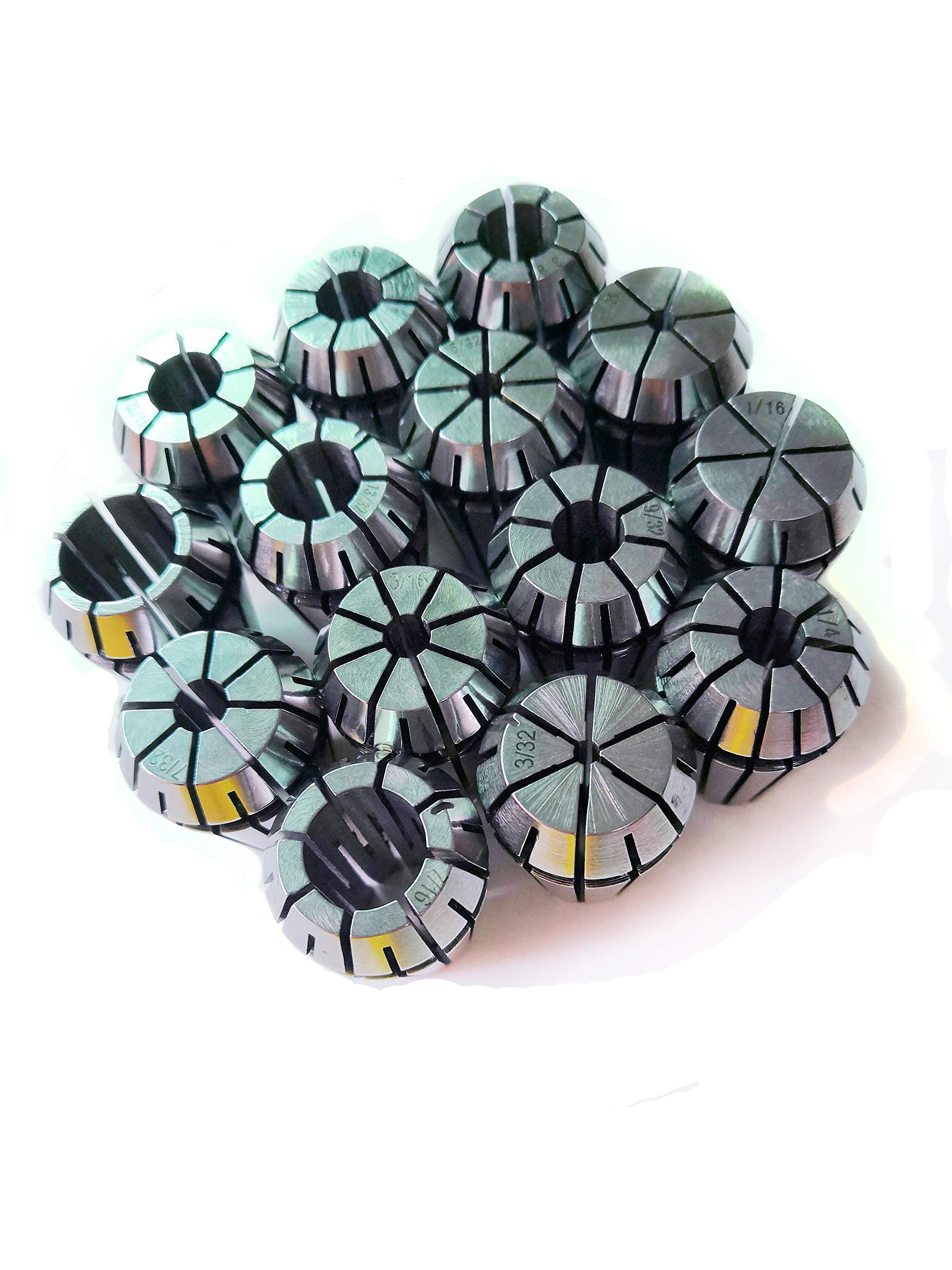 ER20 Spring Collet Set for CNC Engraving Machine and Milling Lathe Tool ...