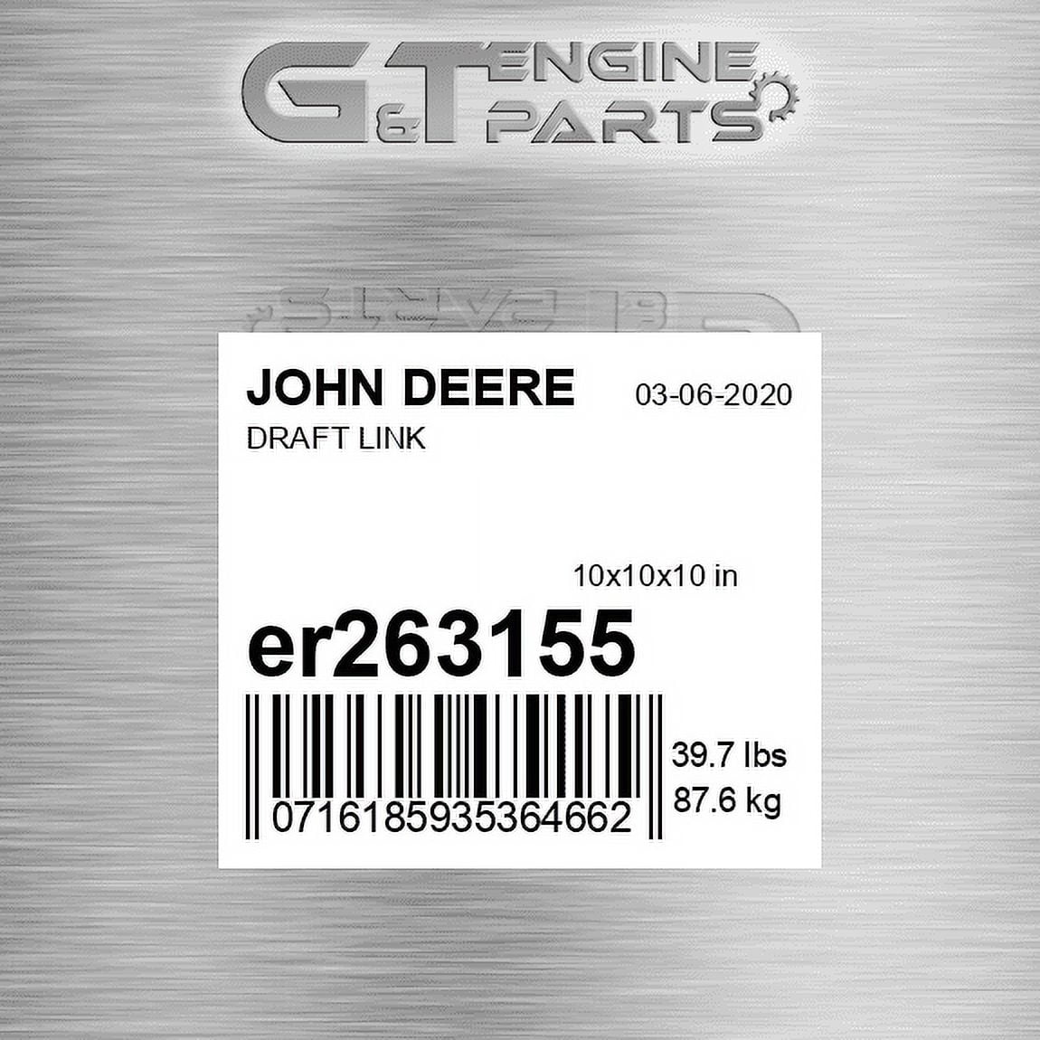 ER263155 DRAFT LINK fits JOHN DEERE (New OEM) - Walmart.com