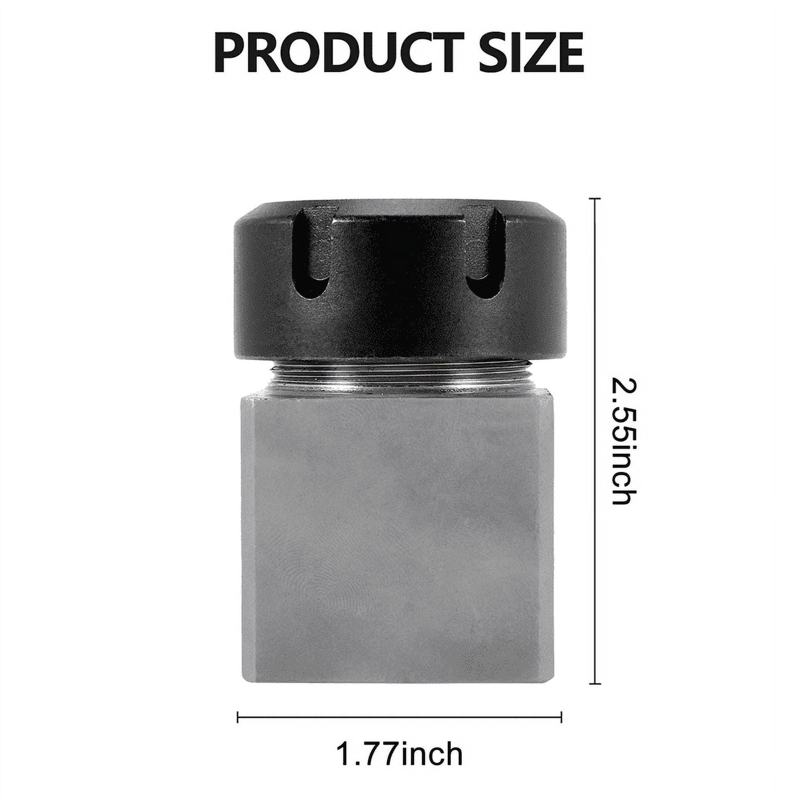 ER32 Collet Chucks Block Set of 2 Square and Hex Workholding Holder for ...