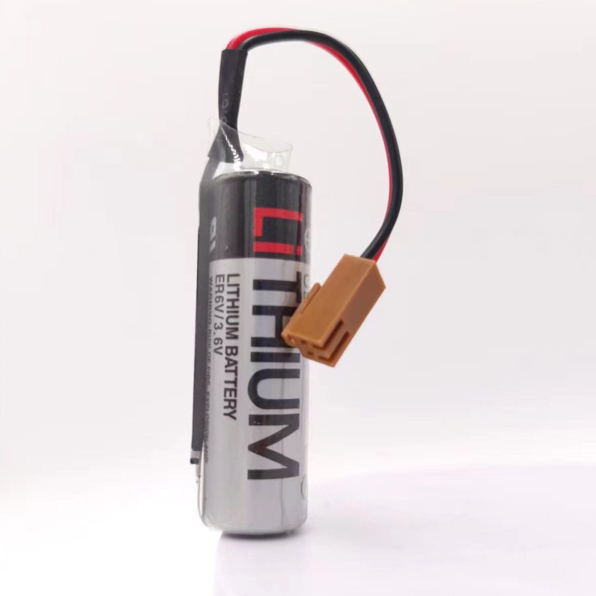 ER6V/3.6V 2400mAh PLC Lithium Battery with Brown Plug for M64 System ...