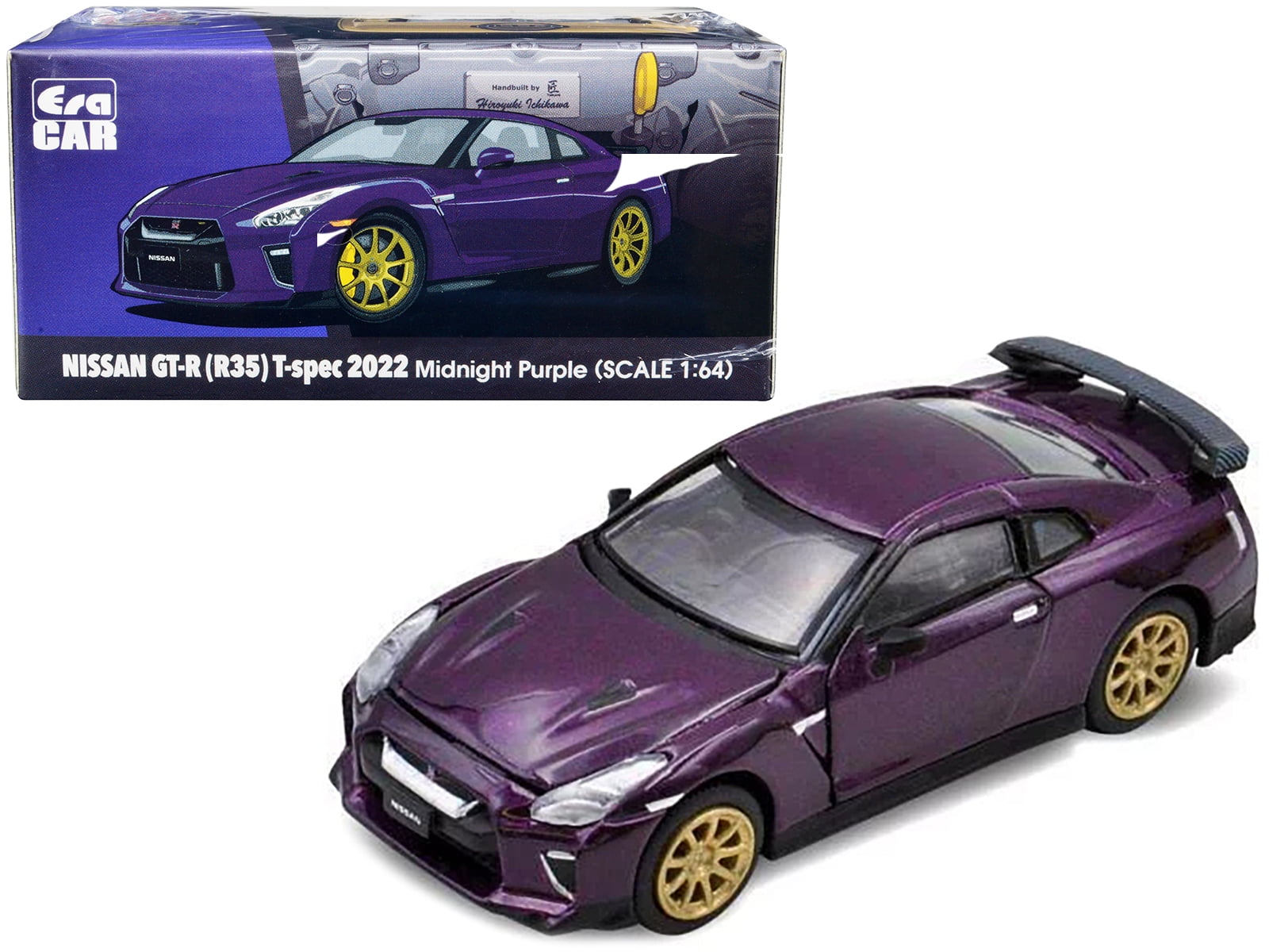 ERA Cars 2022 Nissan GT-R (R35) Midnight Purple 1:64 - Walmart.com
