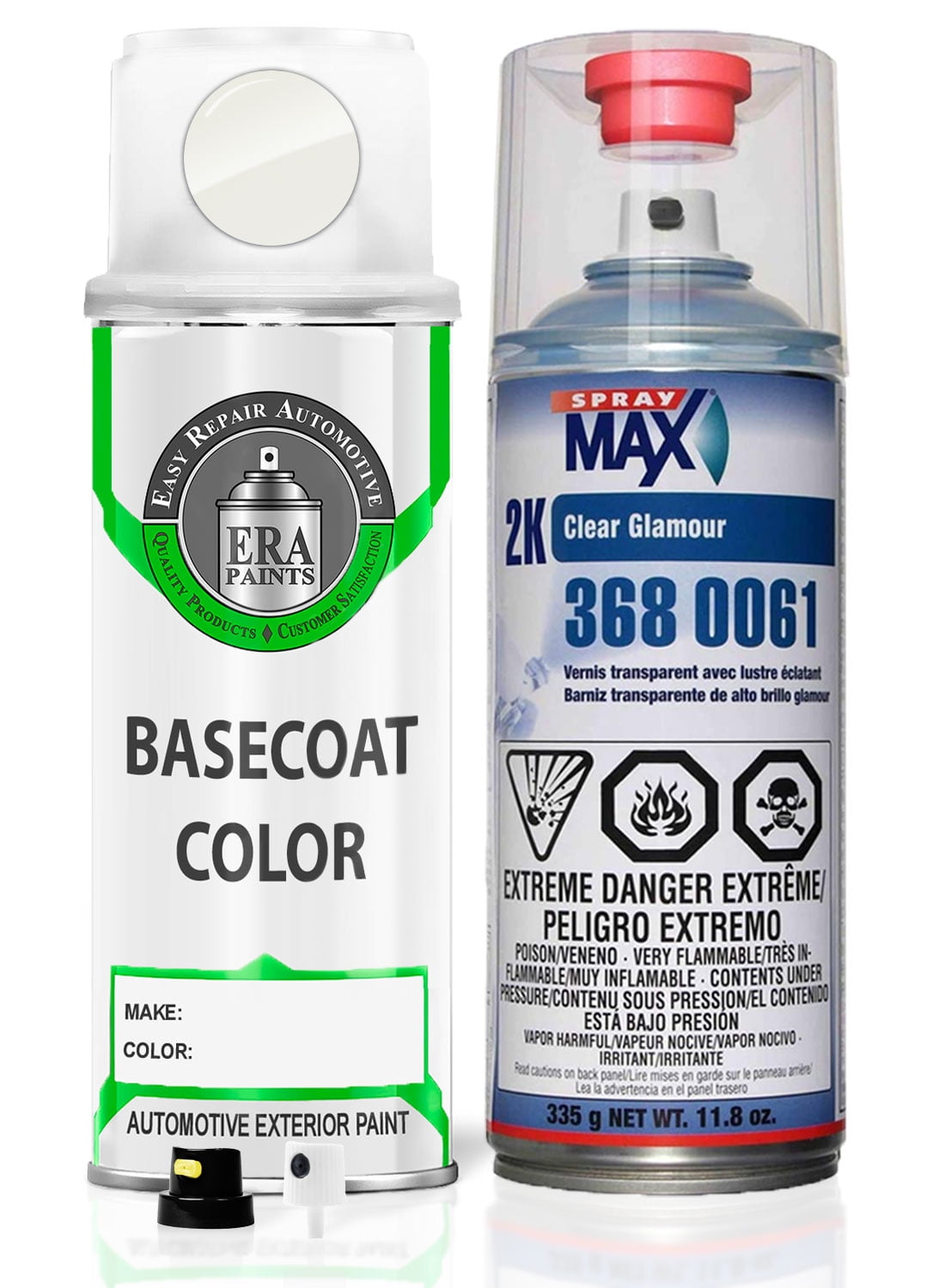 ERA Paints 149/9149 - Polar White for MERCEDES Exact Match Spray Paint ...