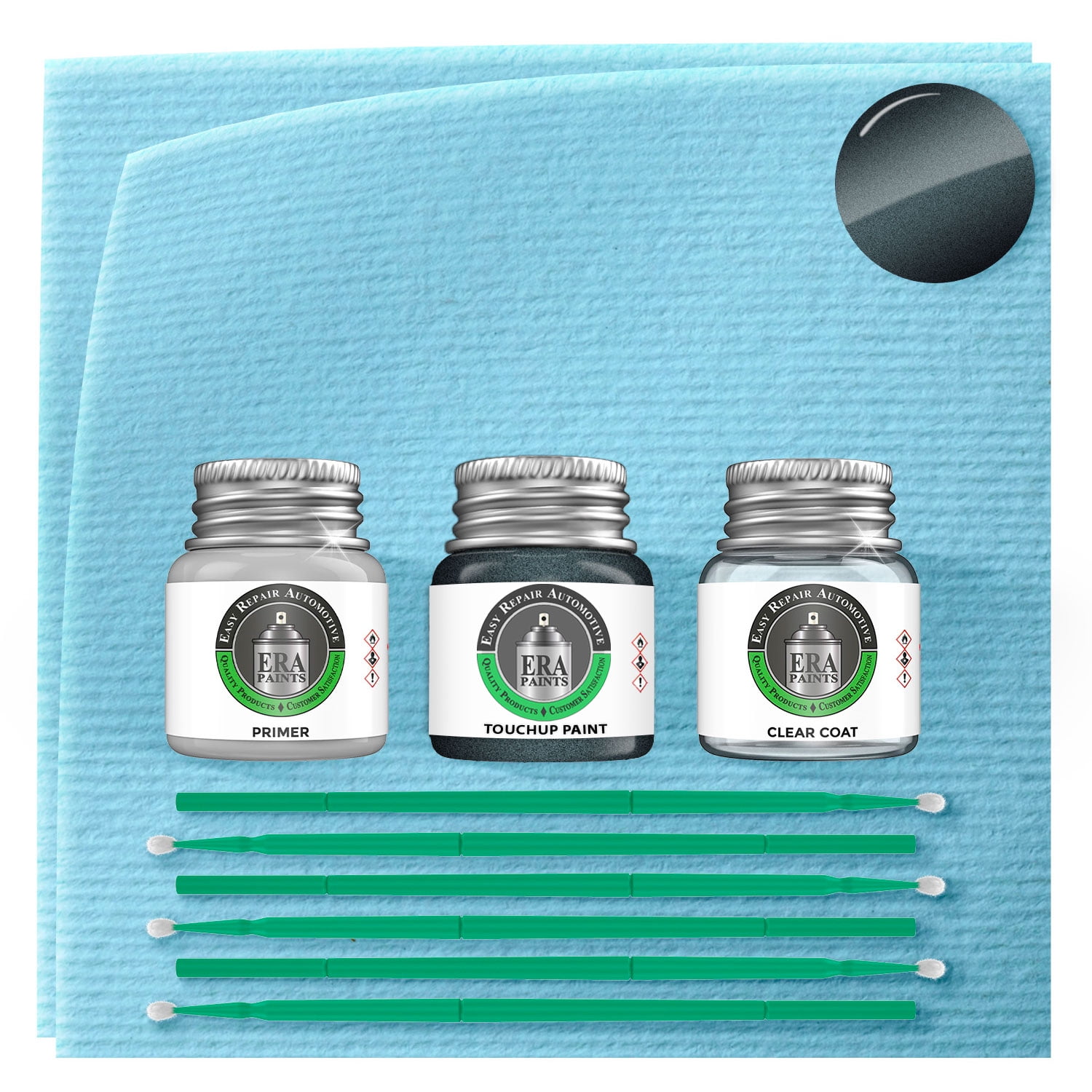 ERA Paints 1E0 - Dark Gray Metallic for TOYOTA Exact Match Touch Up ...