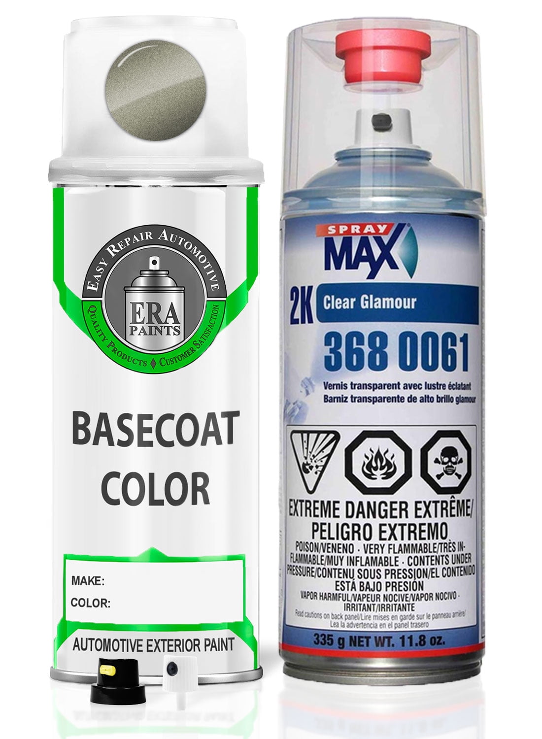 ERA Paints 261 - Green Silver Mica for SAAB Exact Match Spray Paint ...