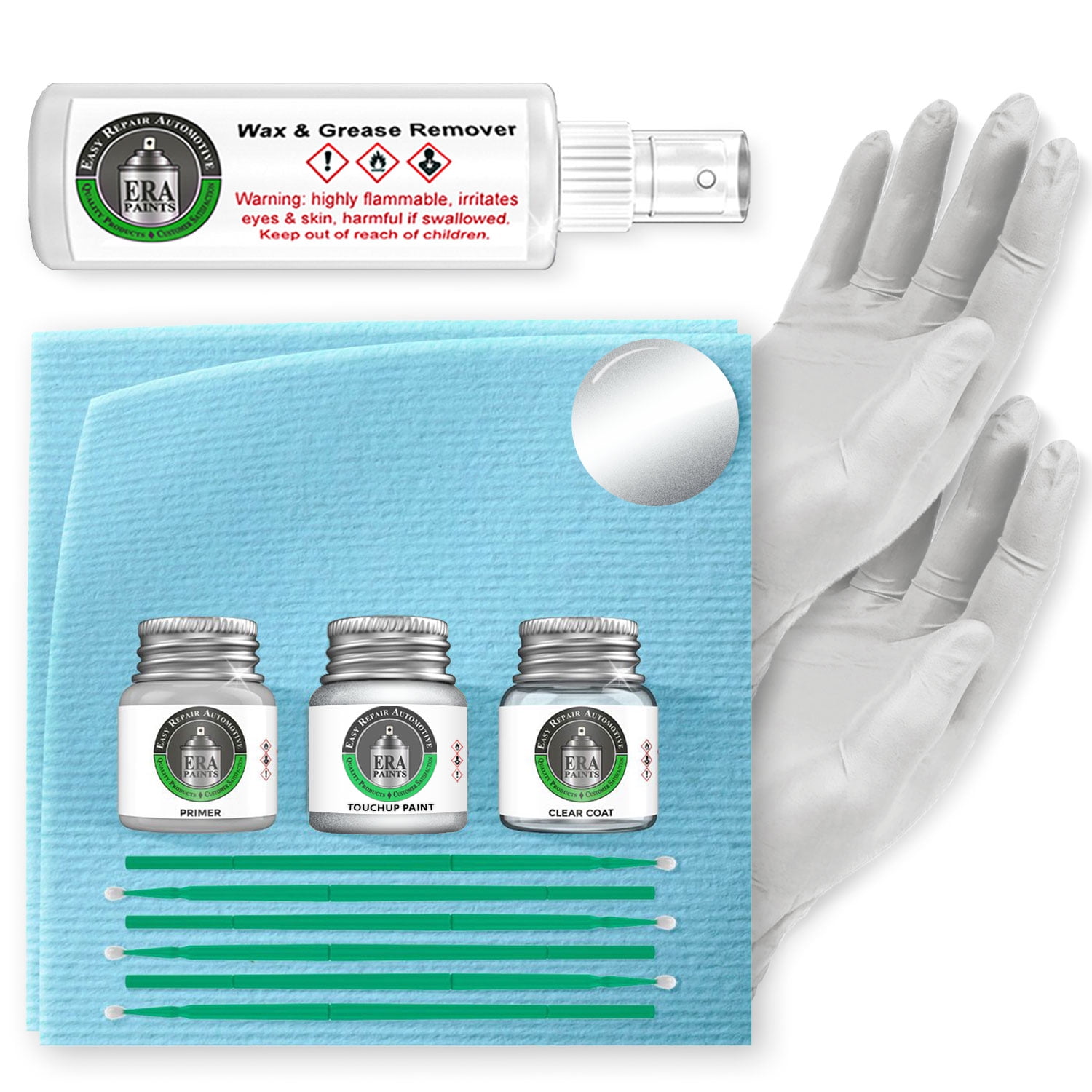 ERA Paints 39X/UX - Ingot Silver Metallic for MAZDA Exact Match Touch ...