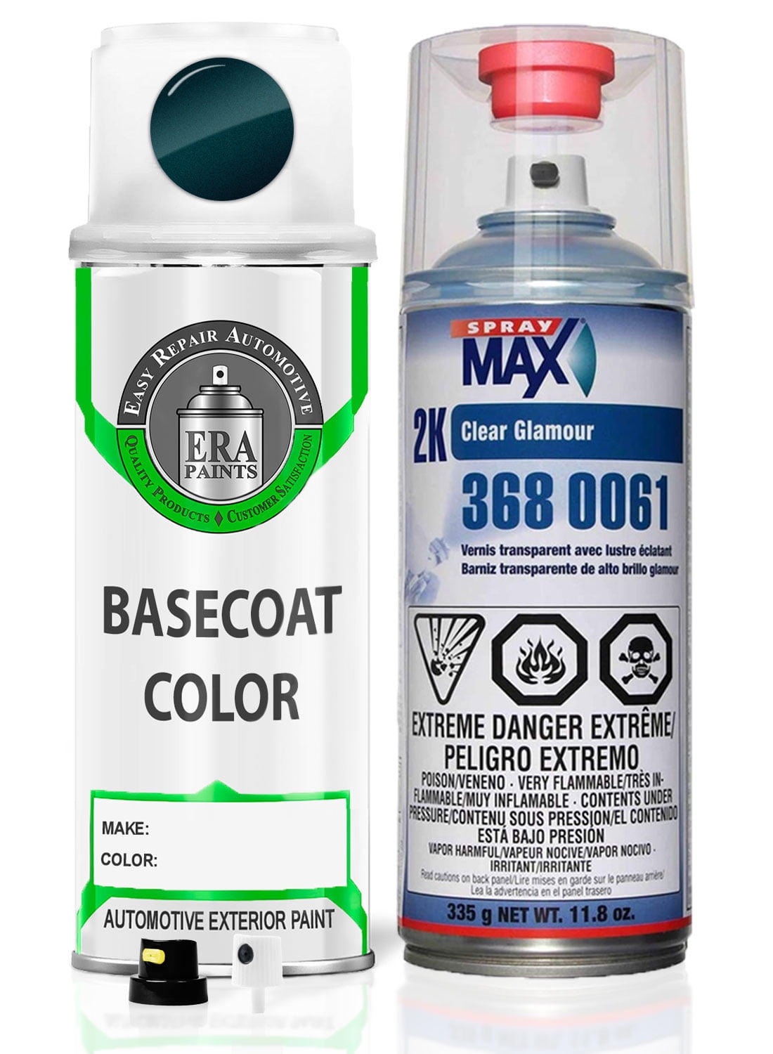 ERA Paints 412 - Blue Green Metallic for VOLVO Exact Match Spray Paint ...