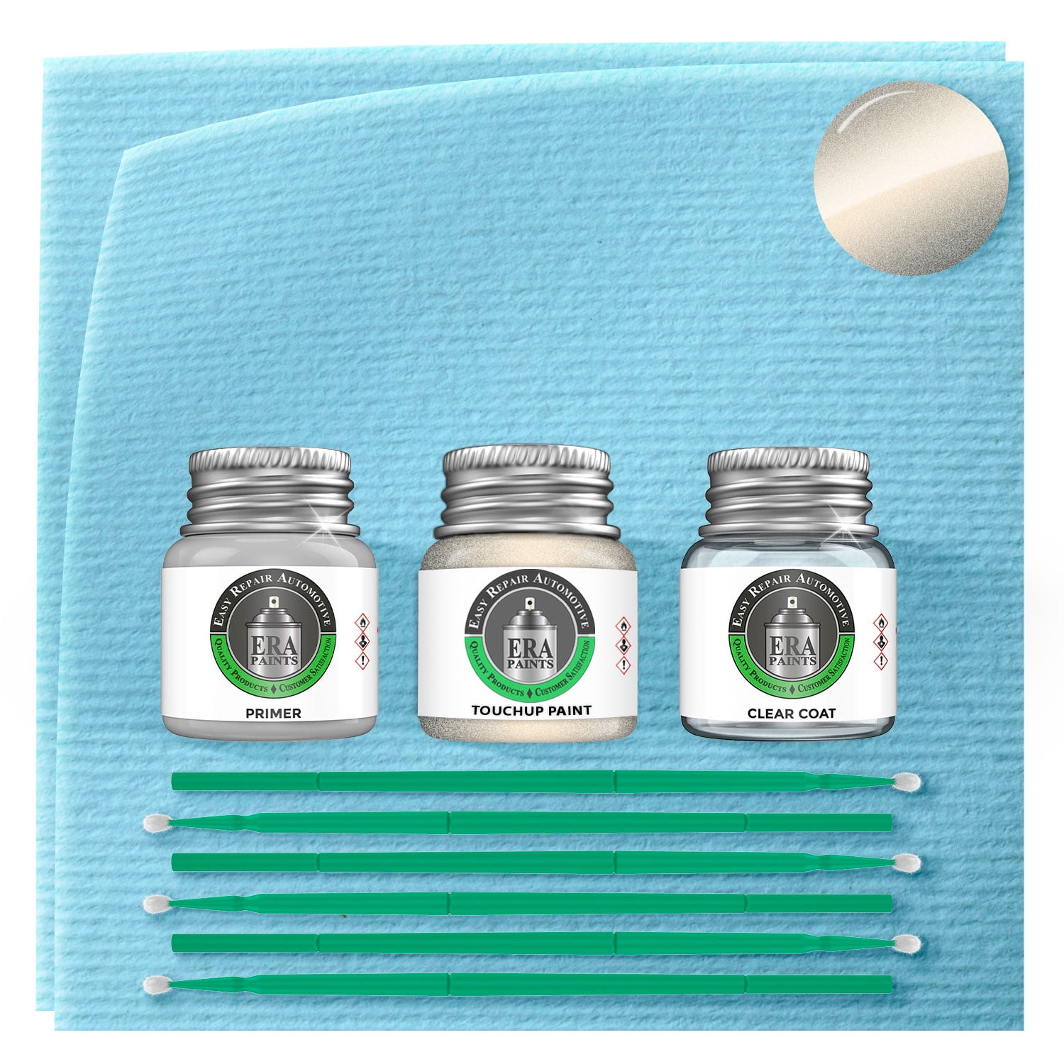 ERA Paints 4X8 - Moonbeam Beige Metallic for LEXUS Exact Match Touch Up ...