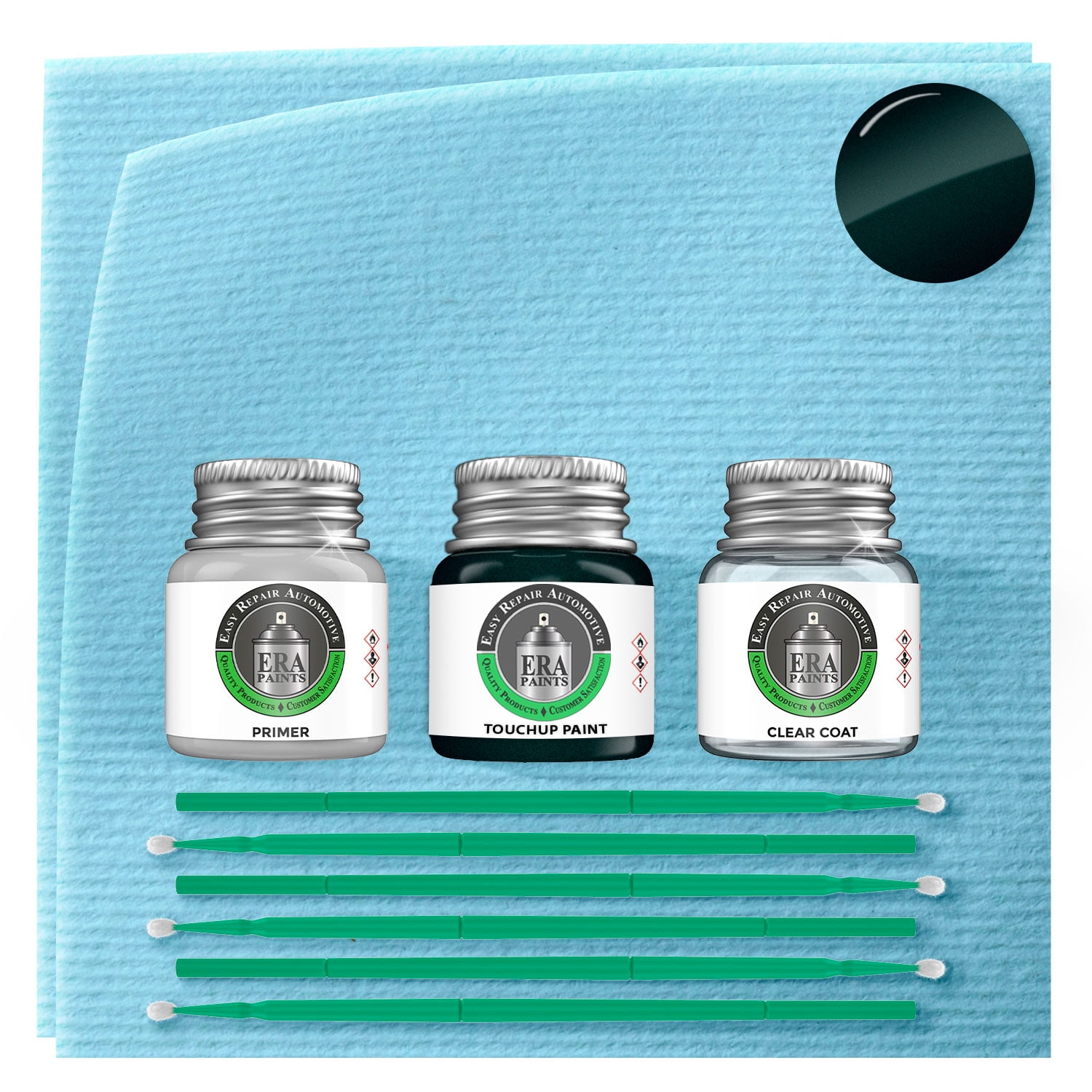 ERA Paints 6M1 - Dark Emerald Pearl for TOYOTA Exact Match Touch Up ...