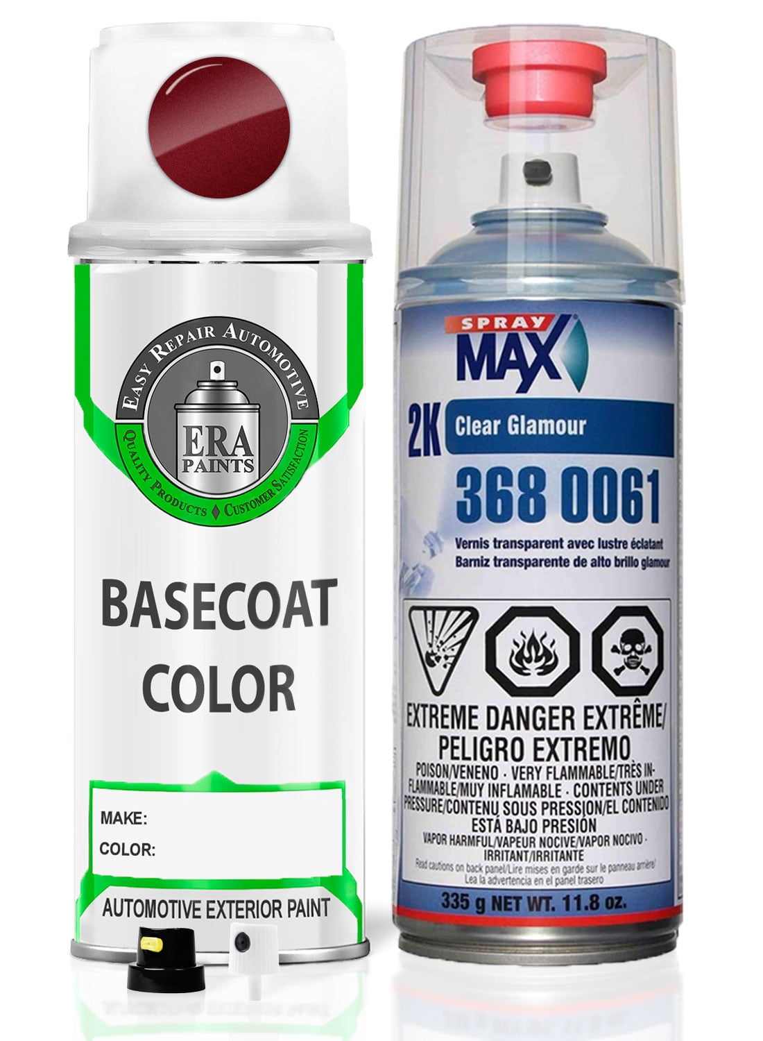 ERA Paints 7P - Claret Red Metallic for KIA Exact Match Spray Paint ...