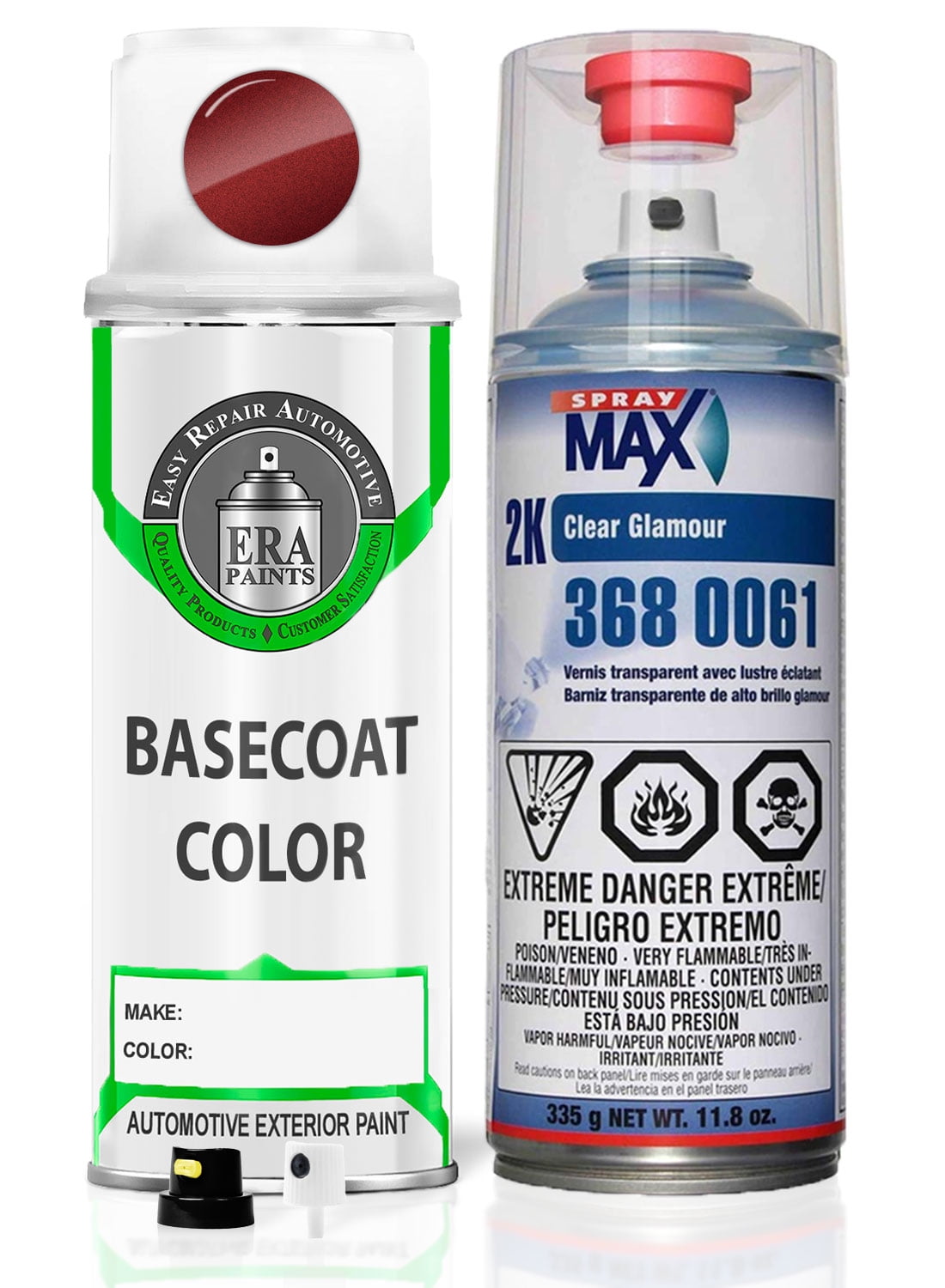 ERA Paints AP4/BA/P4/FL - Sunset Red Metallic for NISSAN Exact Match ...