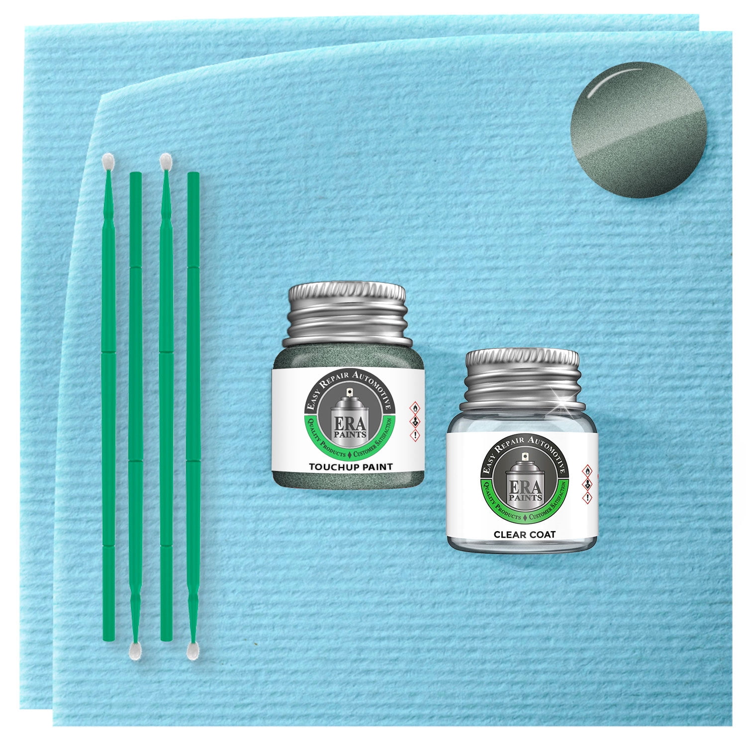 ERA Paints D23 - Green Metallic for NISSAN Exact Match Touch Up Paint ...