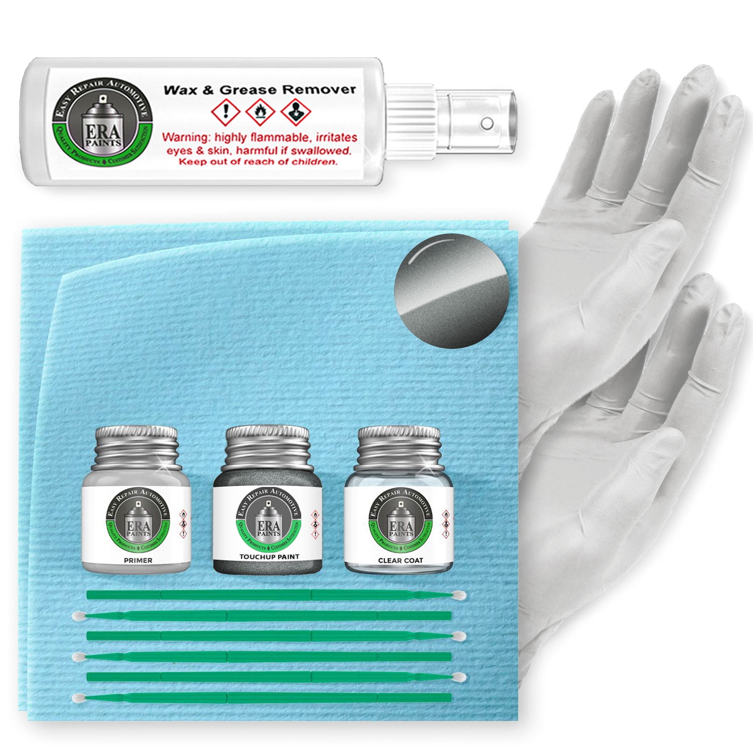 ERA Paints NH905M - Platinum Gray Metallic for HONDA Exact Match Touch ...