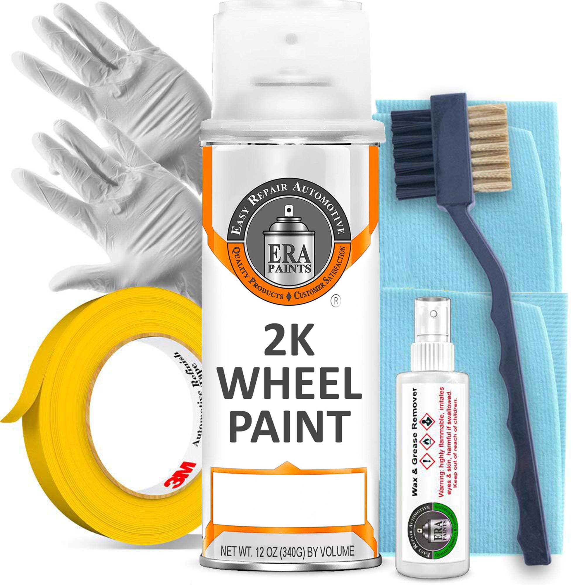 ERA Paints Orange Wheel Paint Kit With Omni-Curing Catalyst - 2K ...