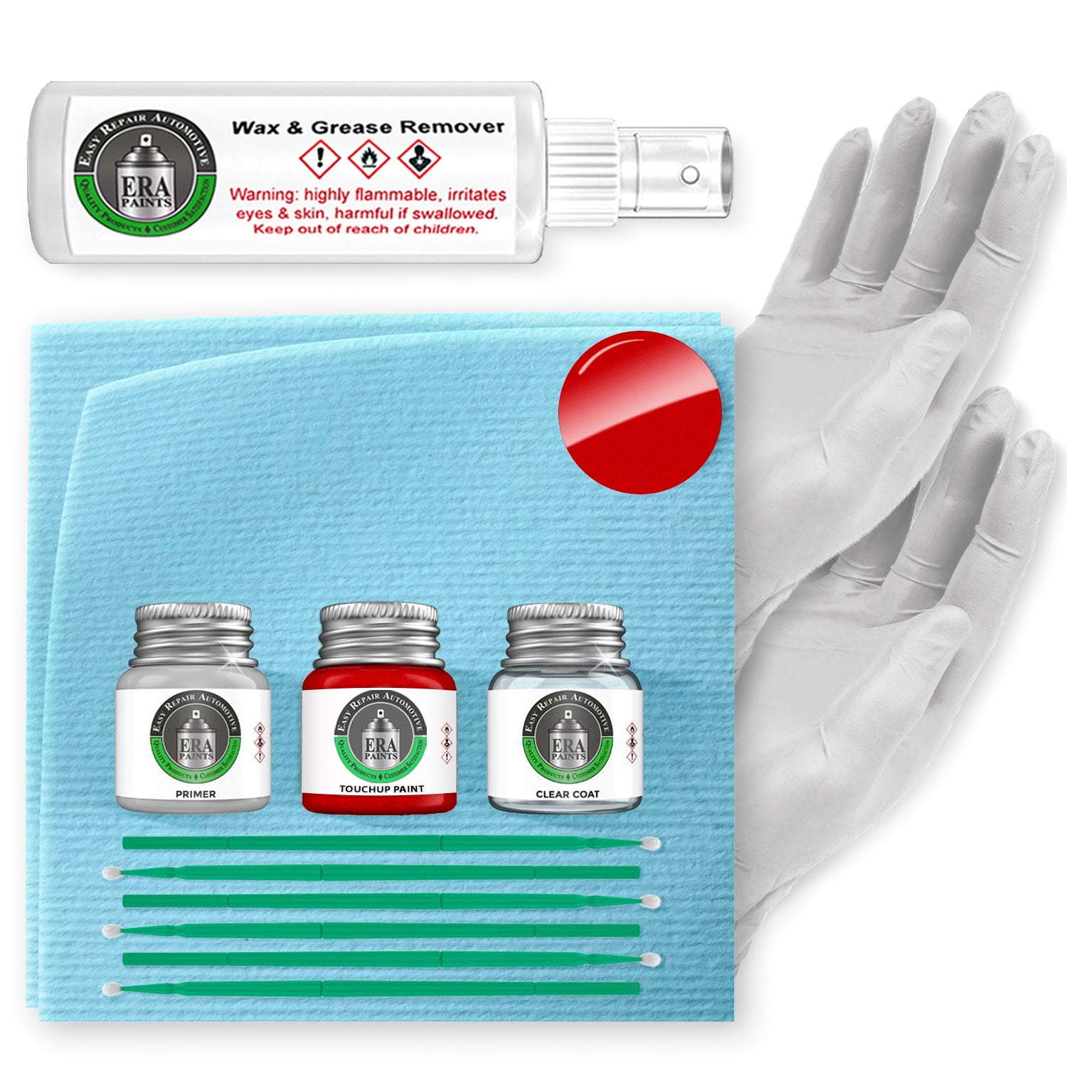 ERA Paints PRC/MRC - Firecracker Red for JEEP Exact Match Touch Up ...