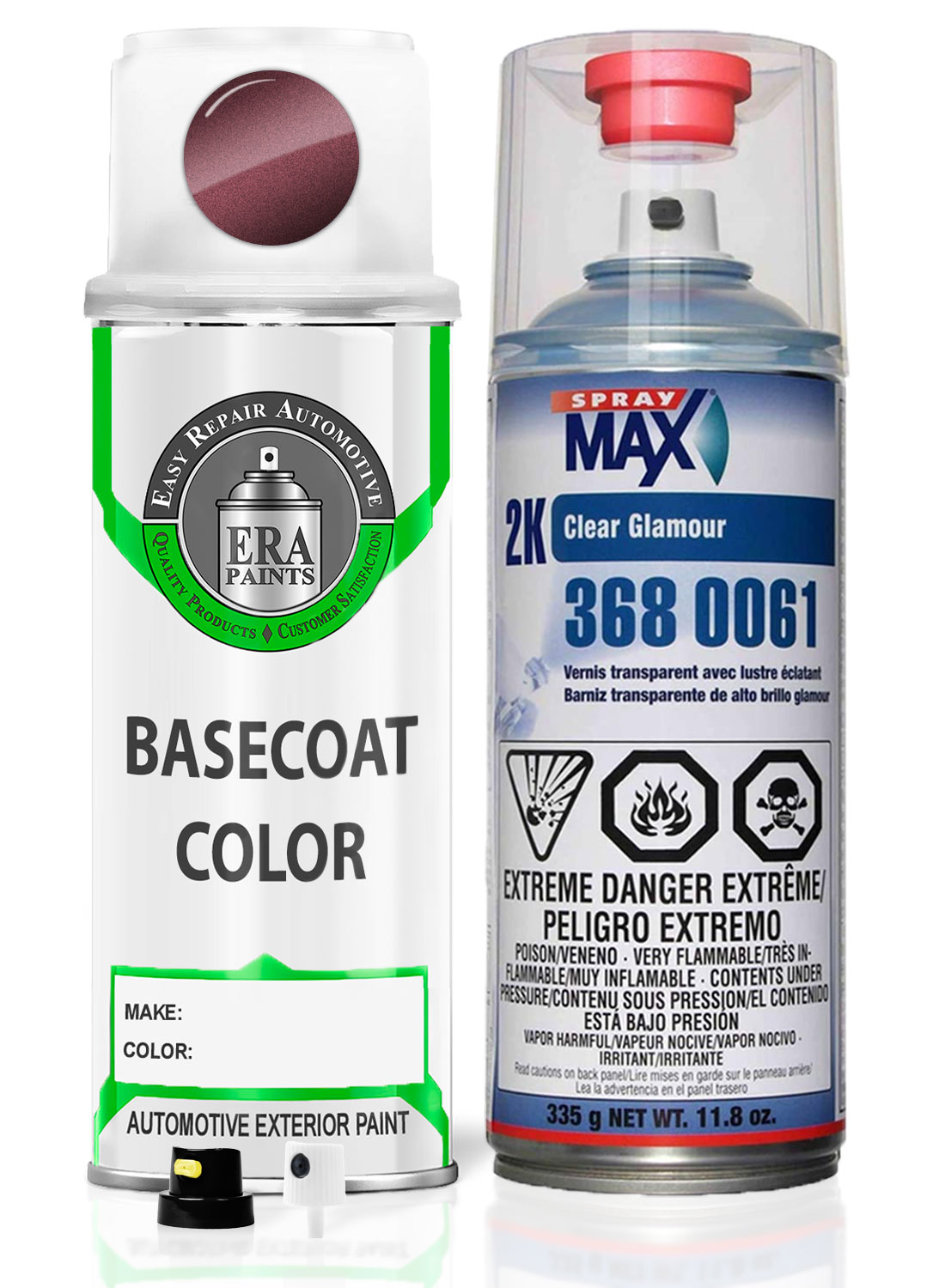 ERA Paints WA225C - Red Maple Metallic for GMC Exact Match Spray Paint ...