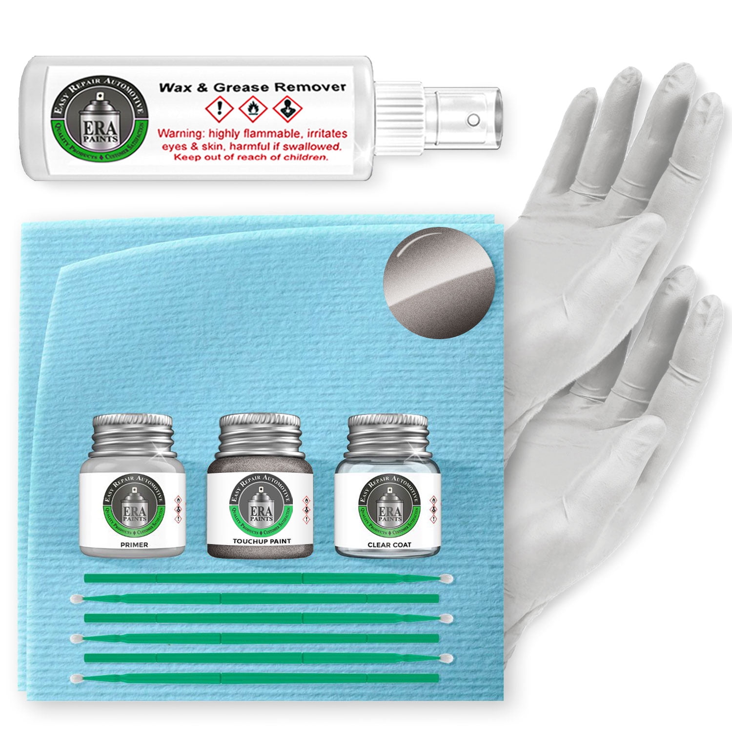 ERA Paints WA706S/GHA - Magna Steel Metallic for SAAB Exact Match Touch ...