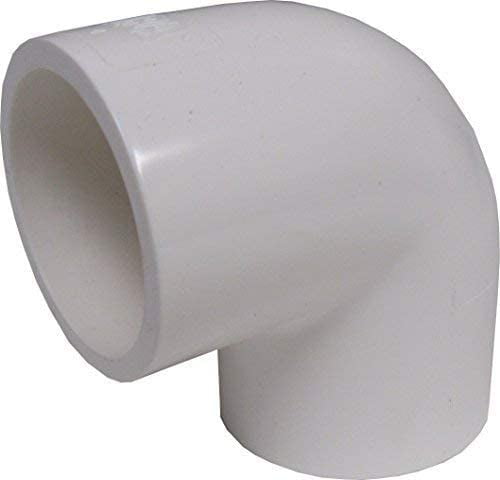 ERA Sch 40 PVC 2 Inch 90 Degree Elbow, Socket Connection, NSF Compliant, For Water Systems ...