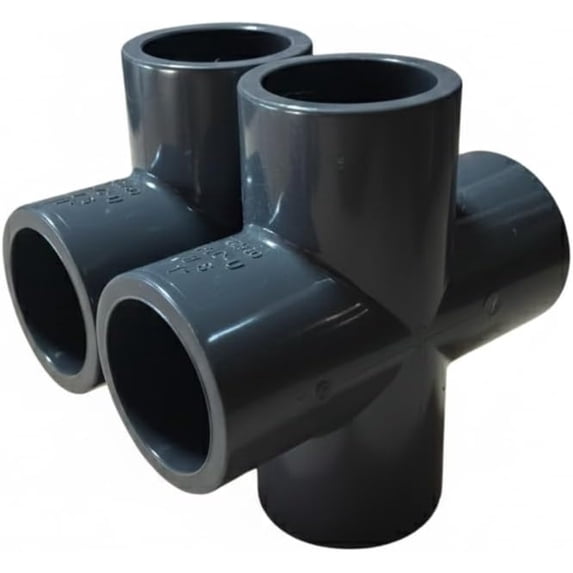 ERA Schedule 80 PVC 1″ Cross Fitting, 820 Series, Socket x Socket 4-Way ...