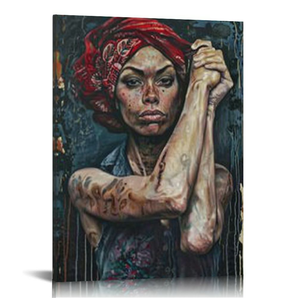 ERAPDAUR African American Woman Canvas Wall Art African Women Pictures Abstract African Art ...