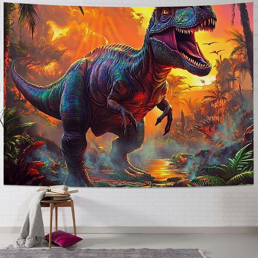 ERAPDAUR Dinosaur Tapestry, Kids Dinosaur Posters Tapestry for Boys ...