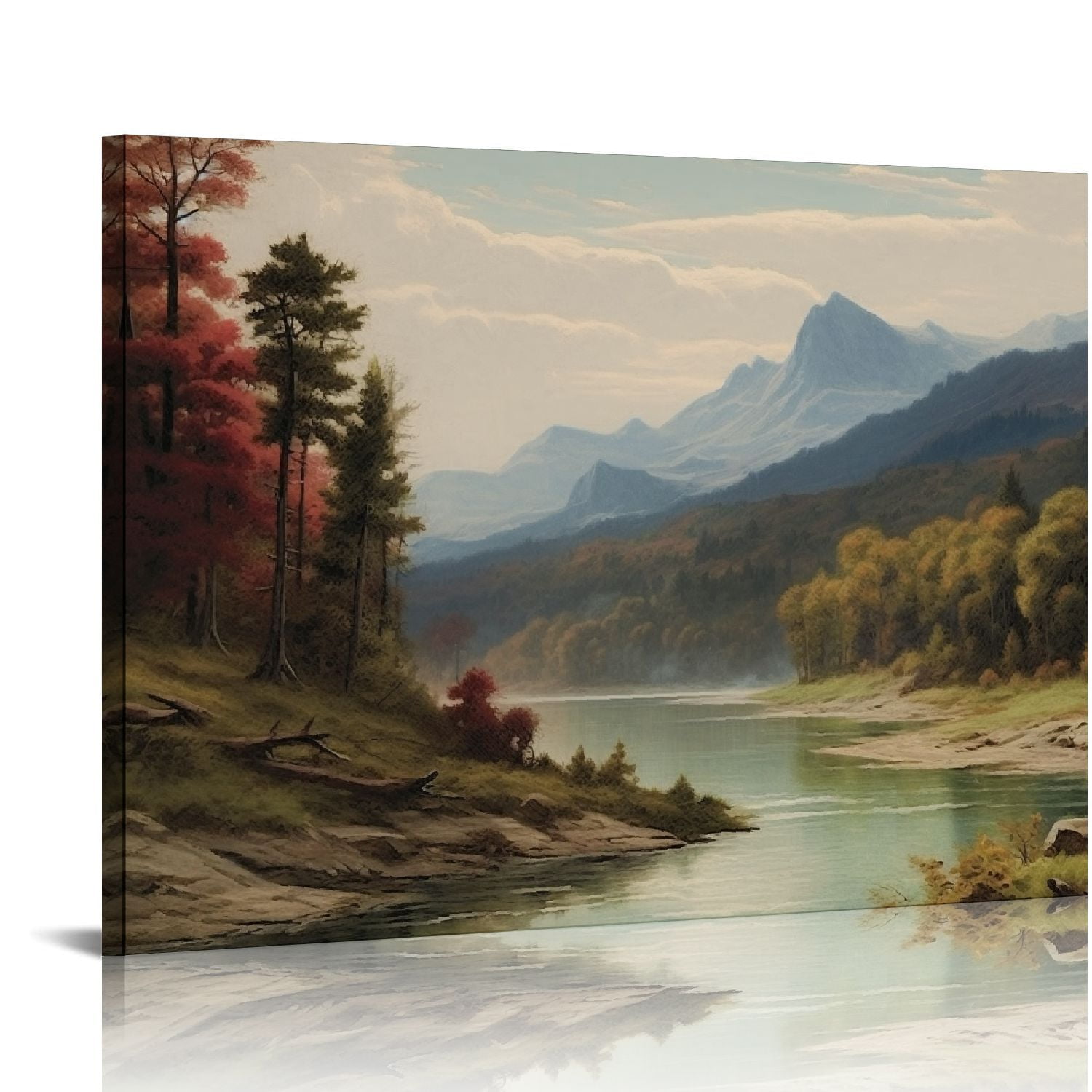 ERAPDAUR Rustic Farmhouse Wall Art Decor -Boho Landscape Pictures ...