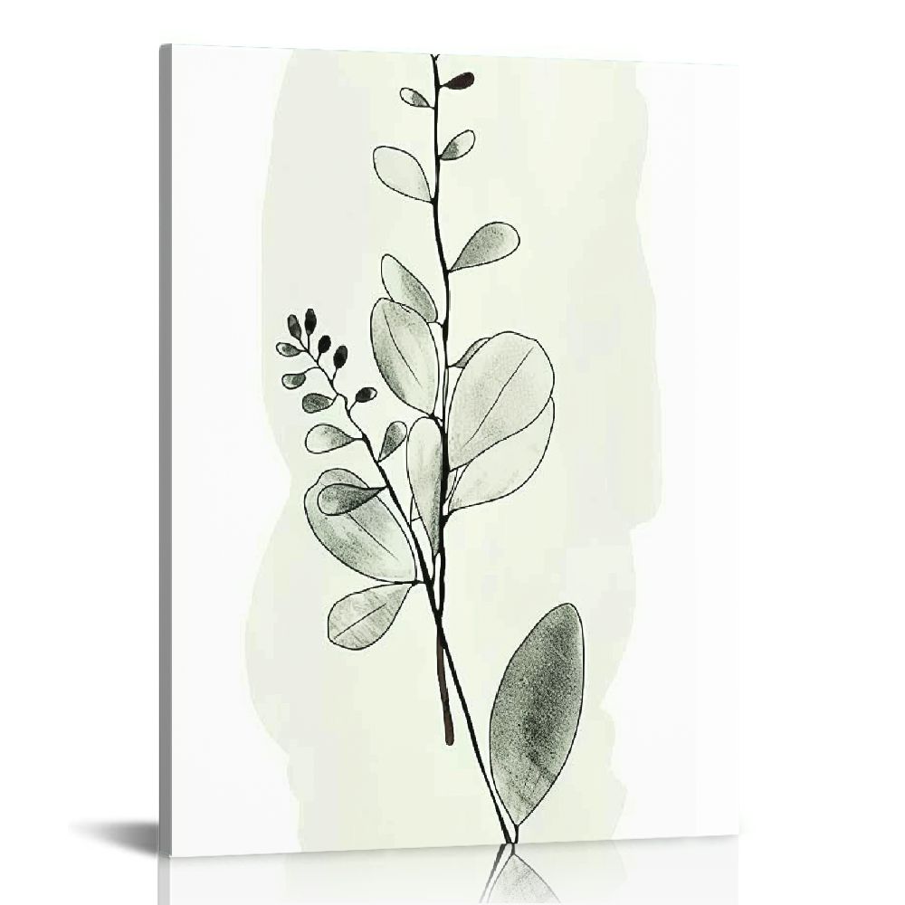 ERAPDAUR Sage Green Botanical Wall Art, Boho Wall Art Farmhouse Decor ...