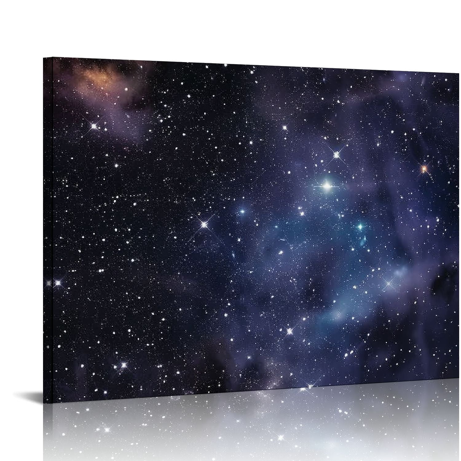 ERAPDAUR Stars Space Sky Wall Art Print Canvas Ready to Hang for Home ...