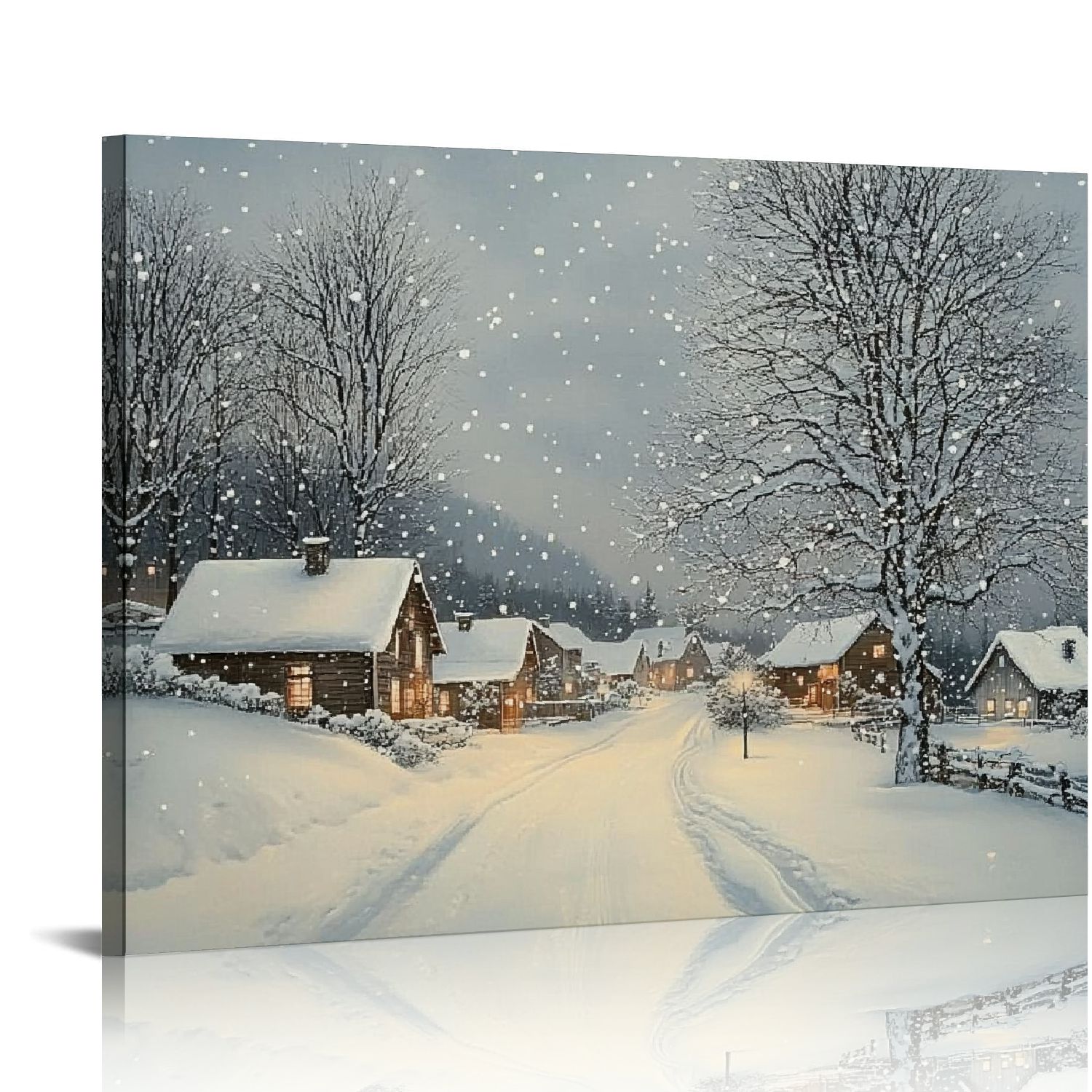 ERAPDAUR Vintage Rustic Nature Landscape Canvas Wall Art 18th Century ...