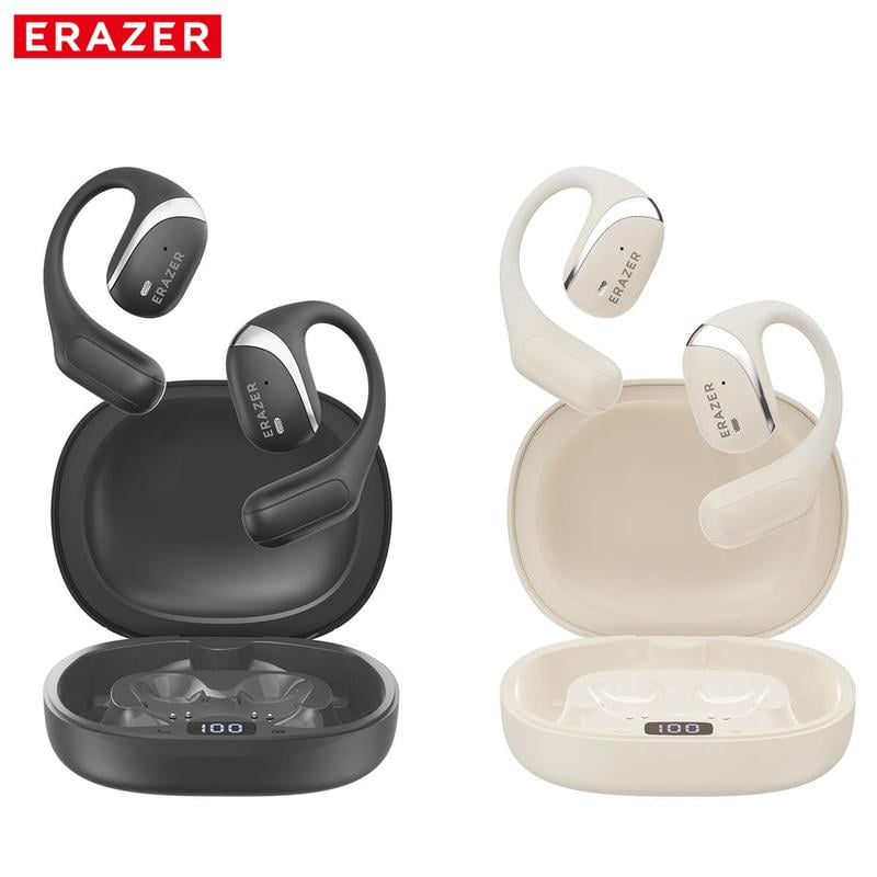 ERAZER True Wireless Open Ear Earphones Bluetooth 5.4 ENC Noise ...