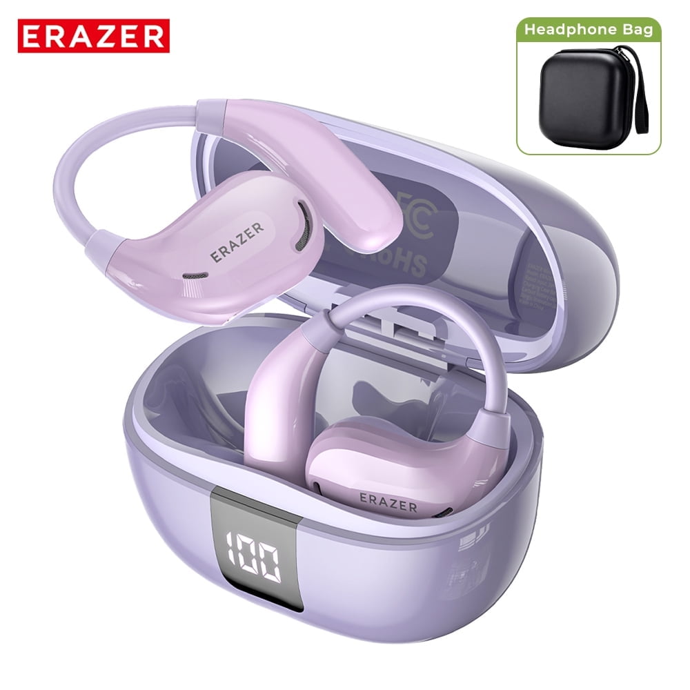 ERAZER XT66PRO Bluetooth 6.0 Wireless Open-Ear Headphones, AI ...