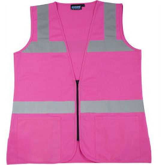 ERB Girl Power At Work S721 Non-ANSI Women's Safety Vest Zipper Closure ...