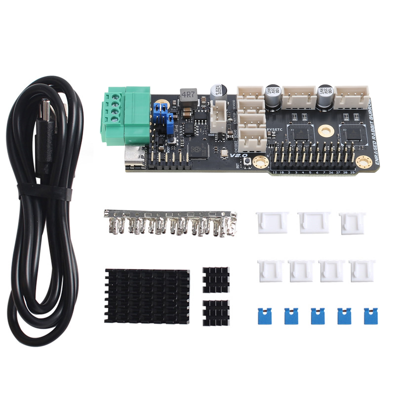 ERB V2.0 Motherboard Onboard TMC2209 Driver with CANBUS Interfaces ...