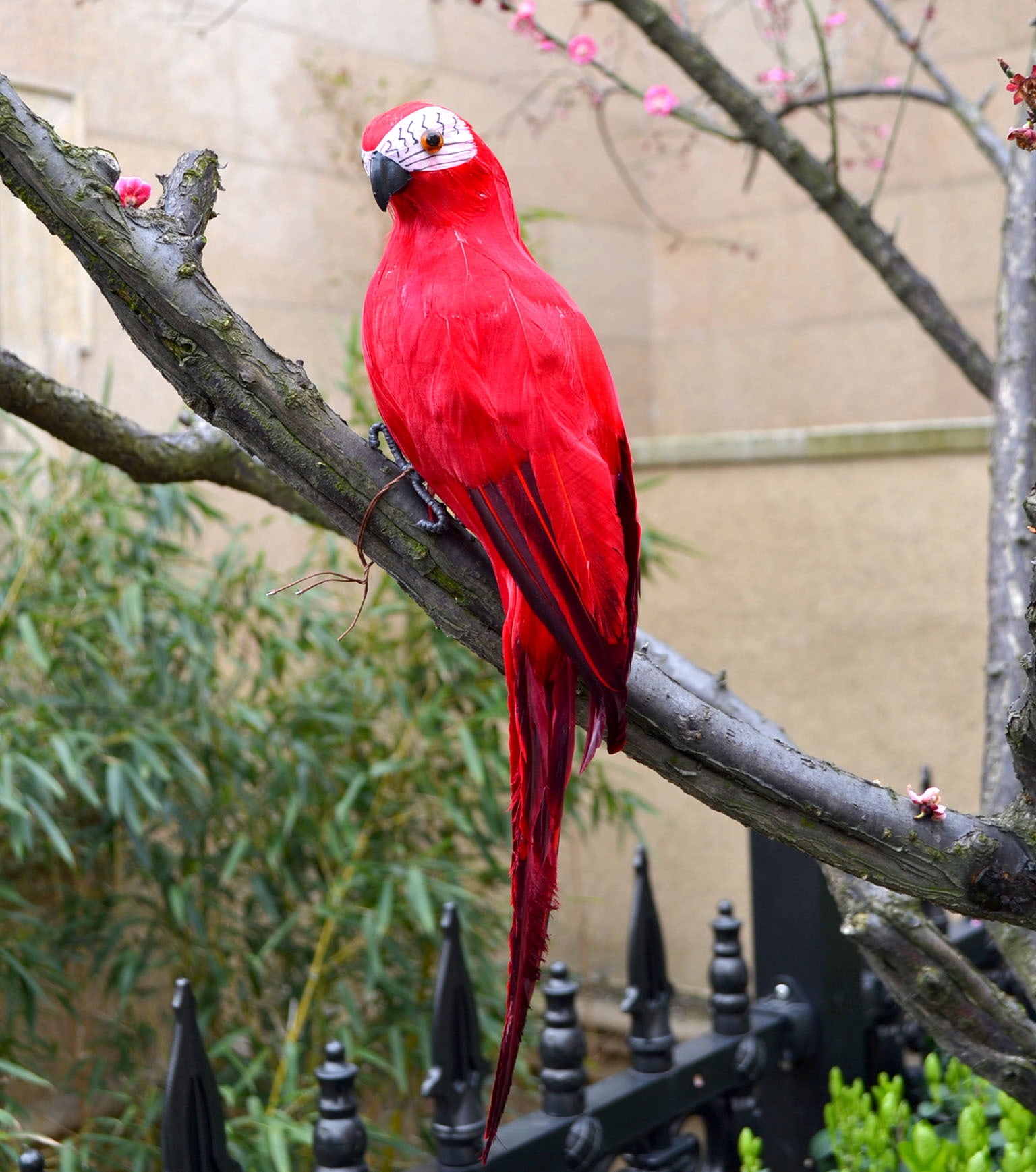 ERDOUY 1 Pcs 13.8 Inch Artificial Birds Realistic Parrot with Lifelike ...